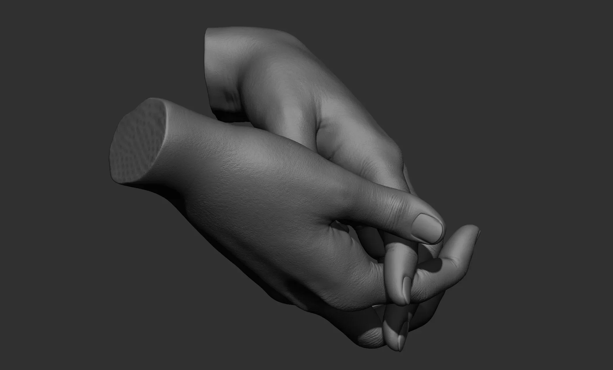 17 Female hand poses - FlippedNormals