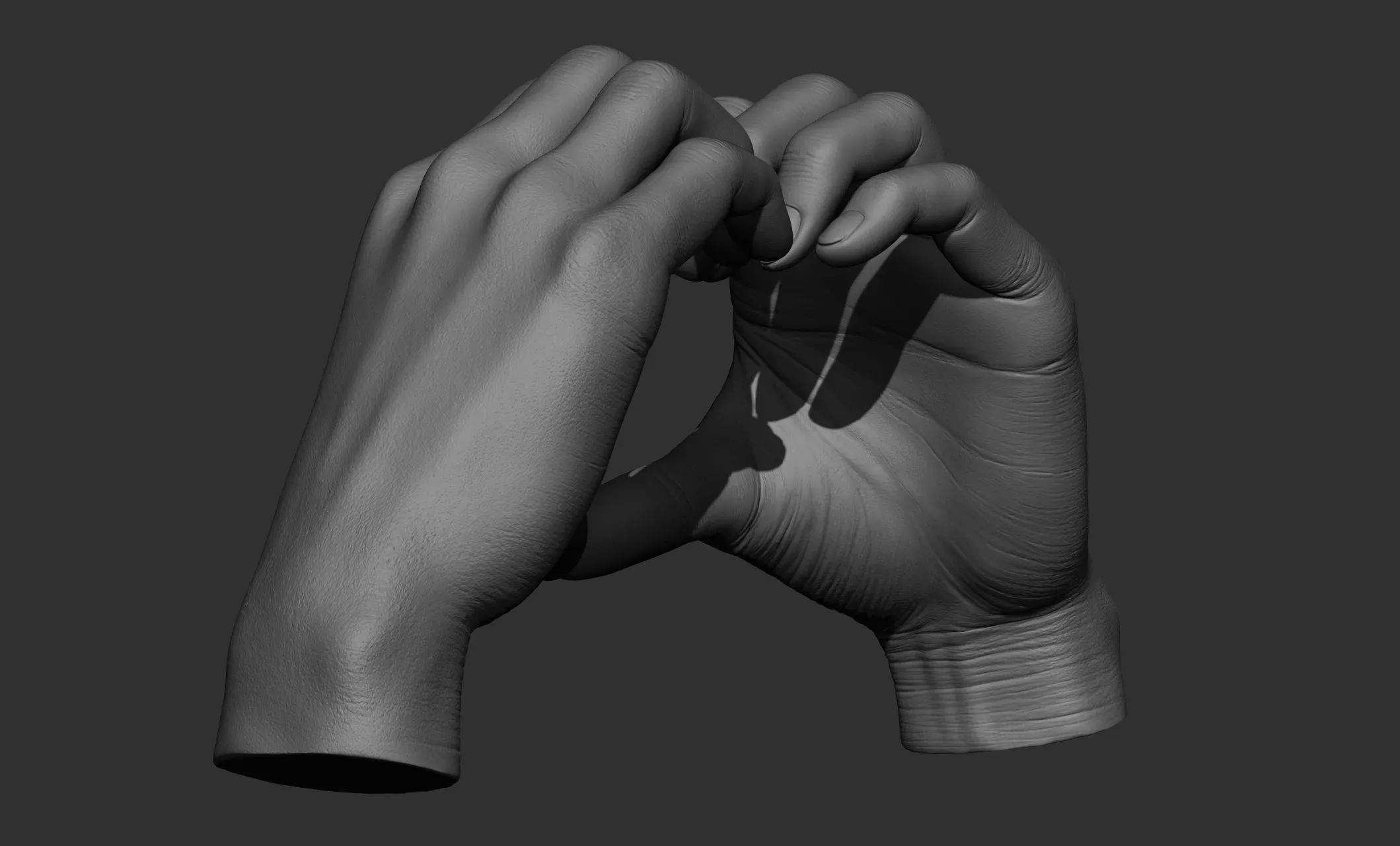 17 Female hand poses - FlippedNormals
