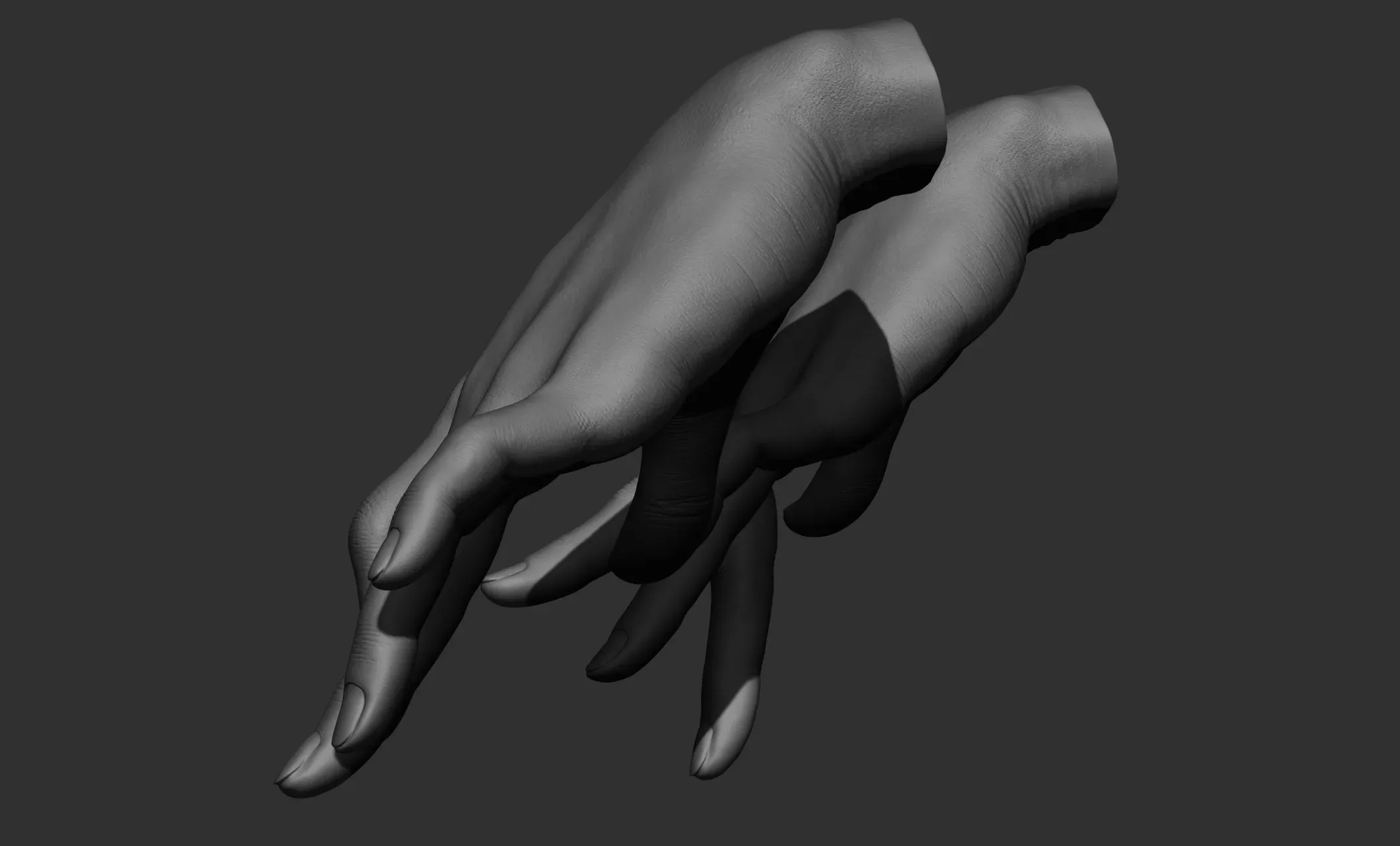 17 Female hand poses - FlippedNormals