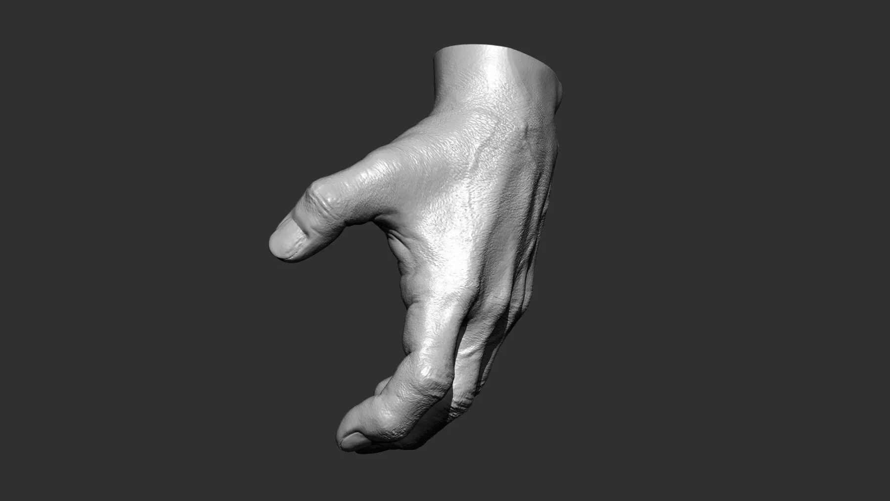 2 Male hand poses free - FlippedNormals