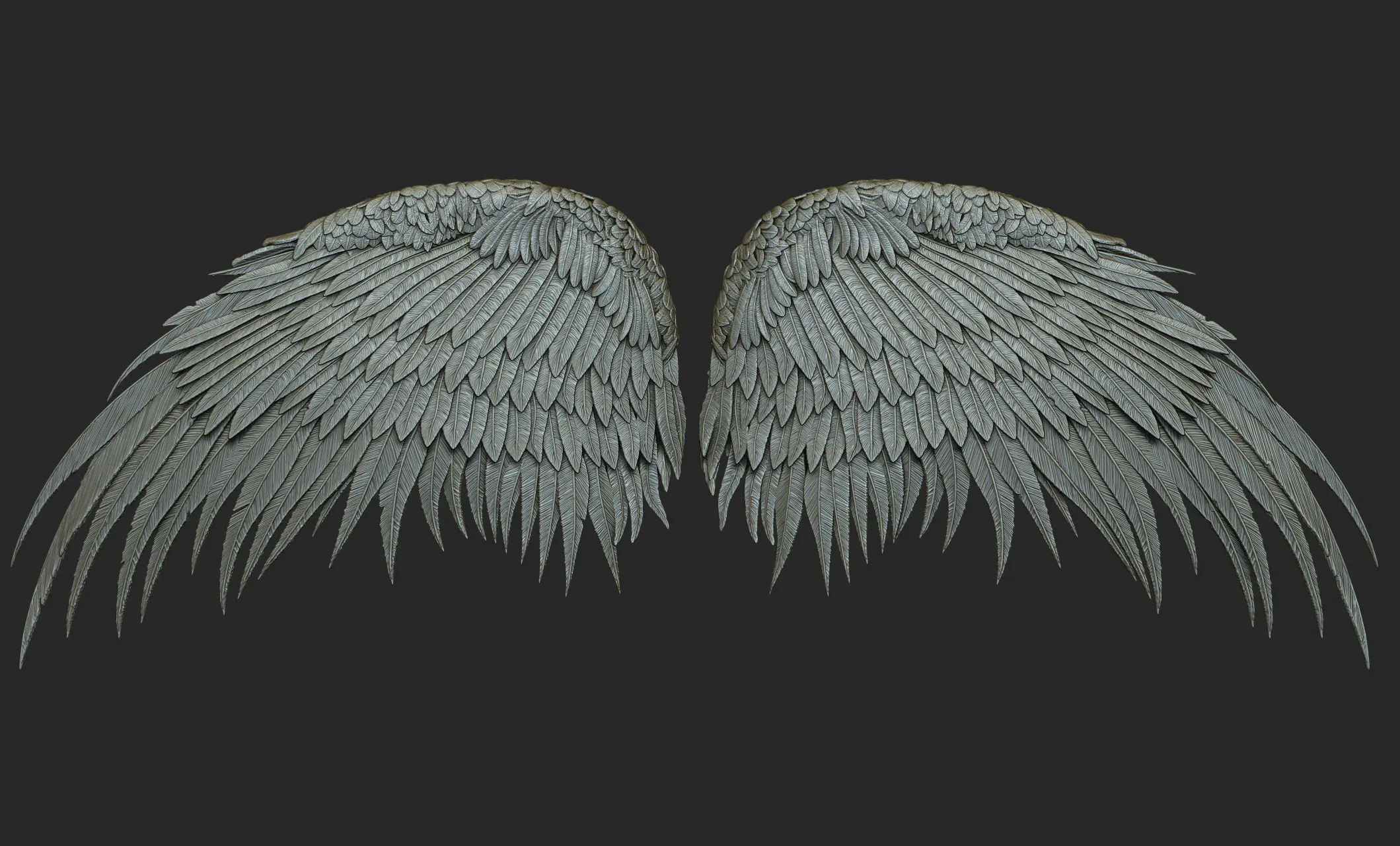 Pack of 10 High-Poly Wings 03 - FlippedNormals