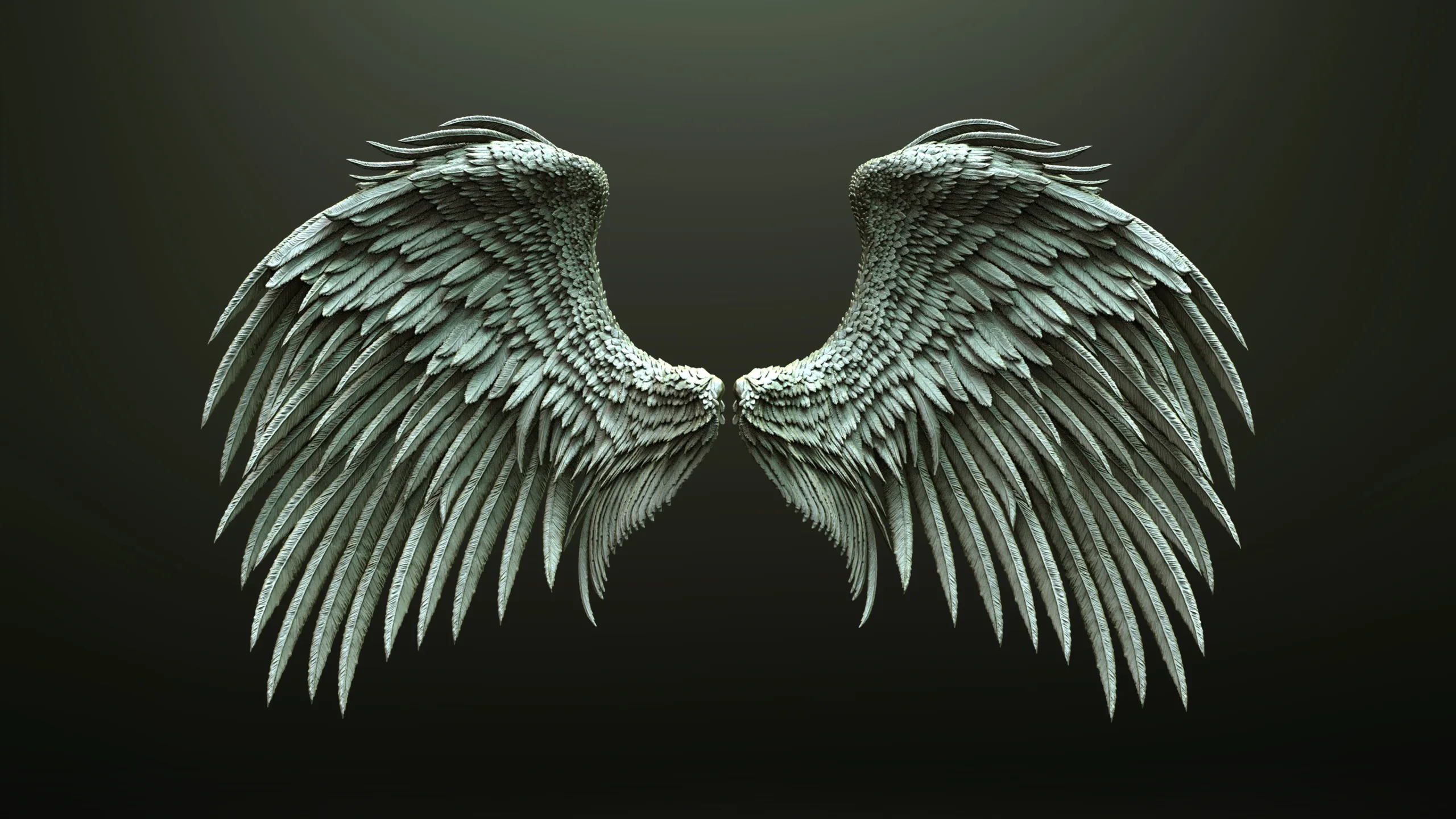 Pack of 10 High-Poly Wings 03 - FlippedNormals
