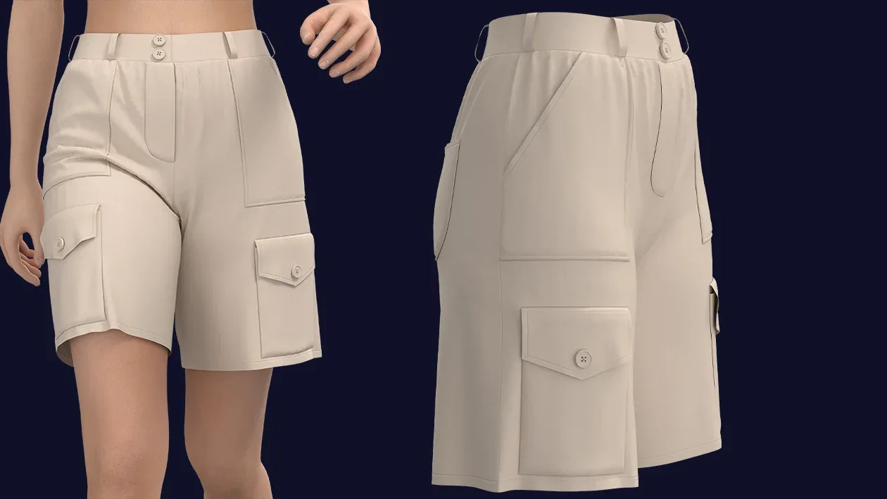 10 basic women's Shorts (VOL.02) - FlippedNormals