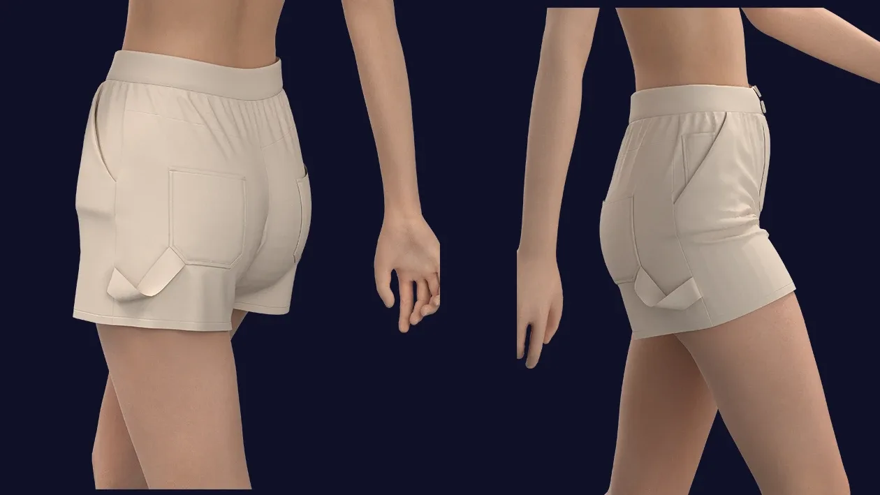 10 basic women's Shorts (VOL.02) - FlippedNormals