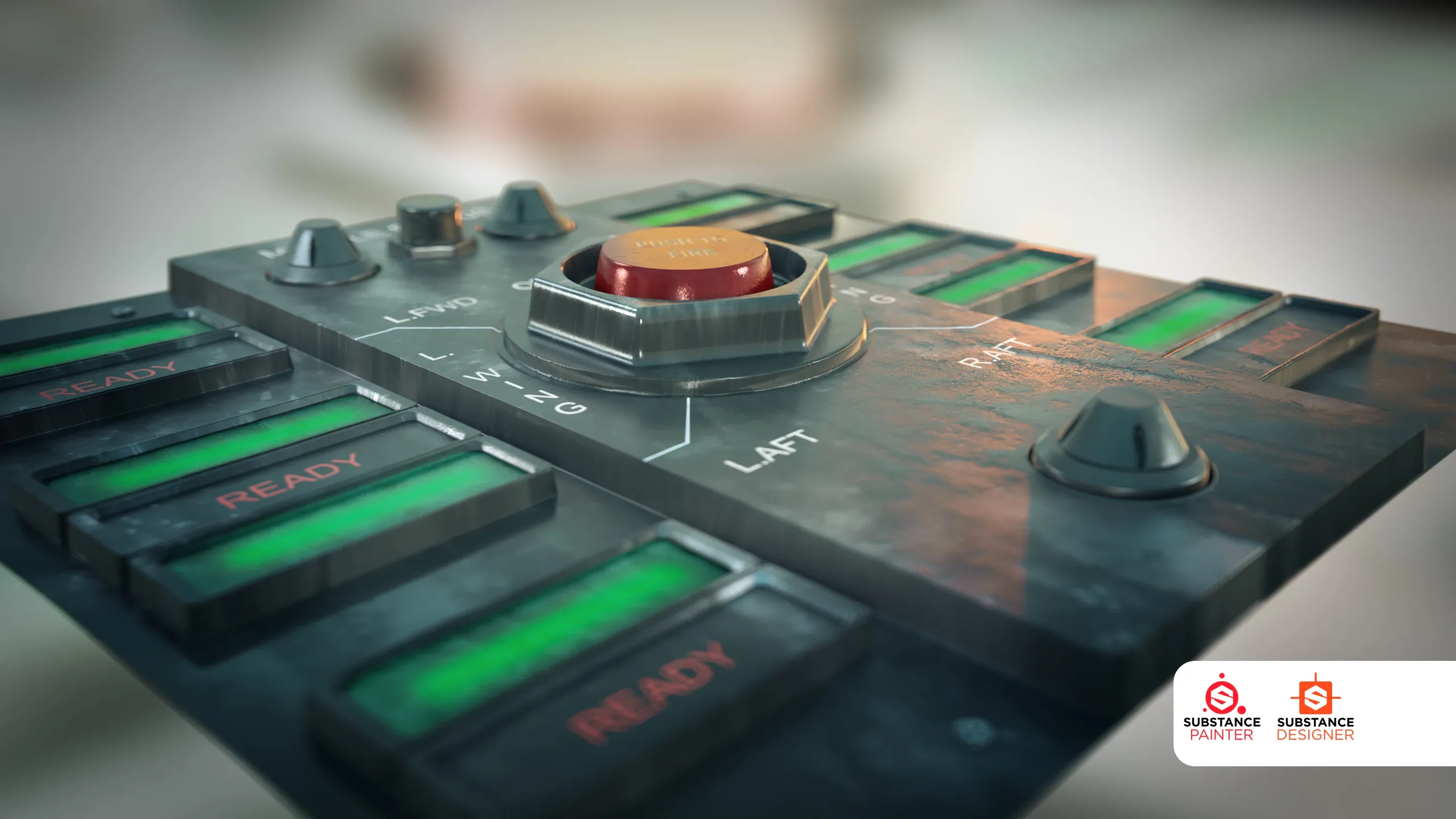 5 Control Panel Material - FlippedNormals