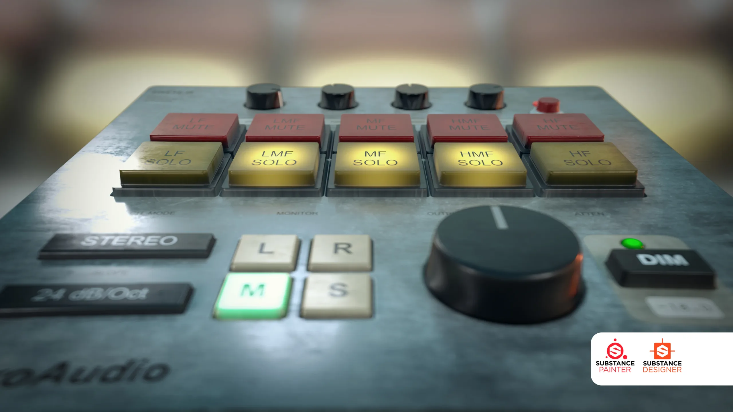 5 Control Panel Material - FlippedNormals