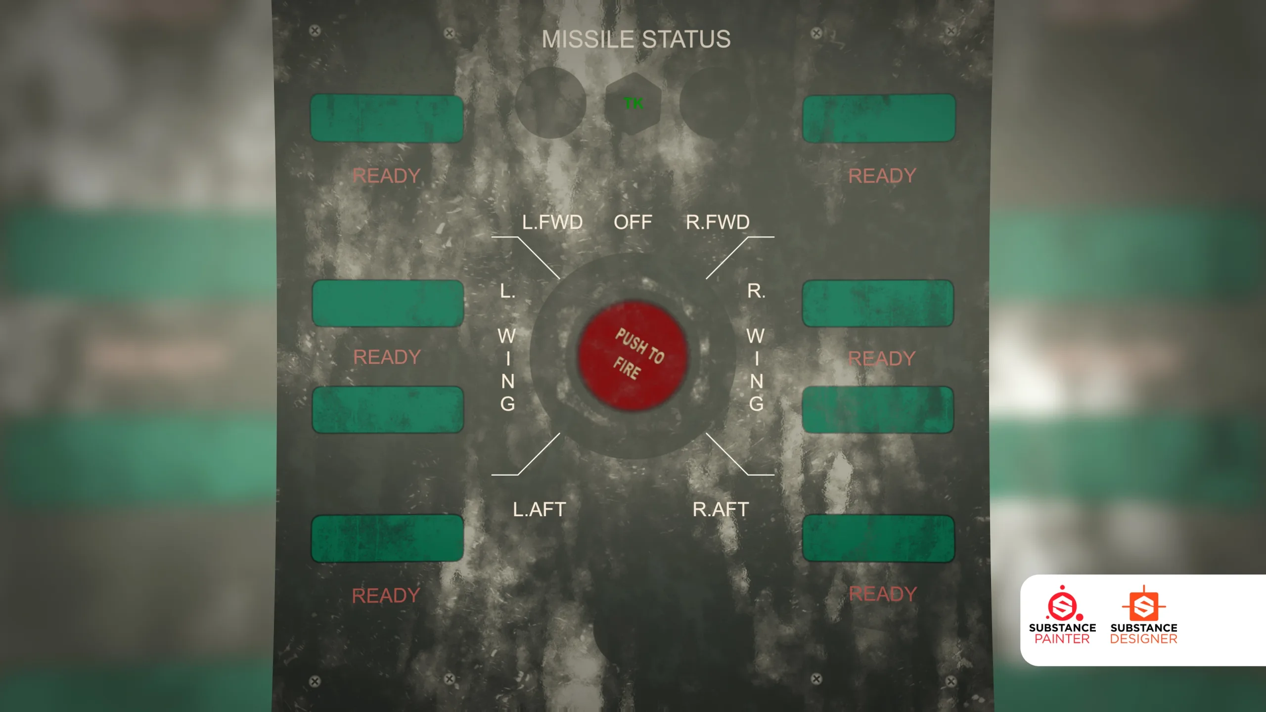 5 Control Panel Material - FlippedNormals