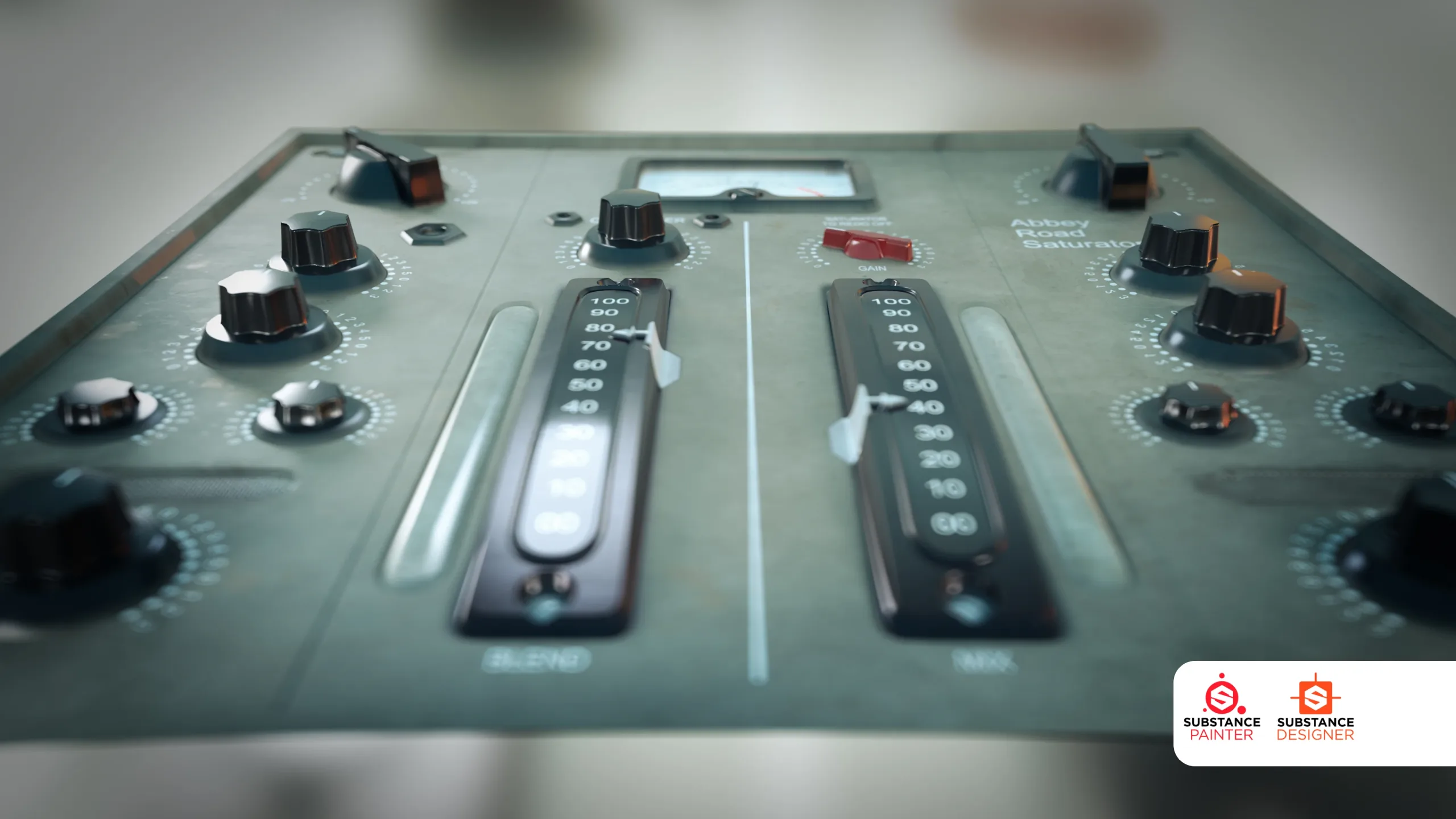 5 Control Panel Material - FlippedNormals