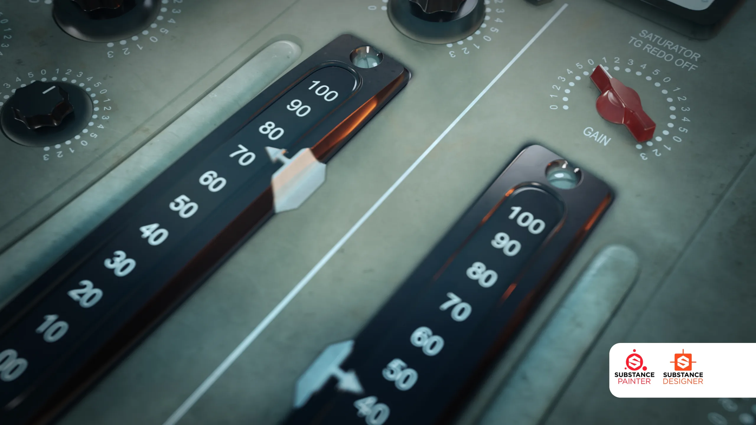 5 Control Panel Material - FlippedNormals