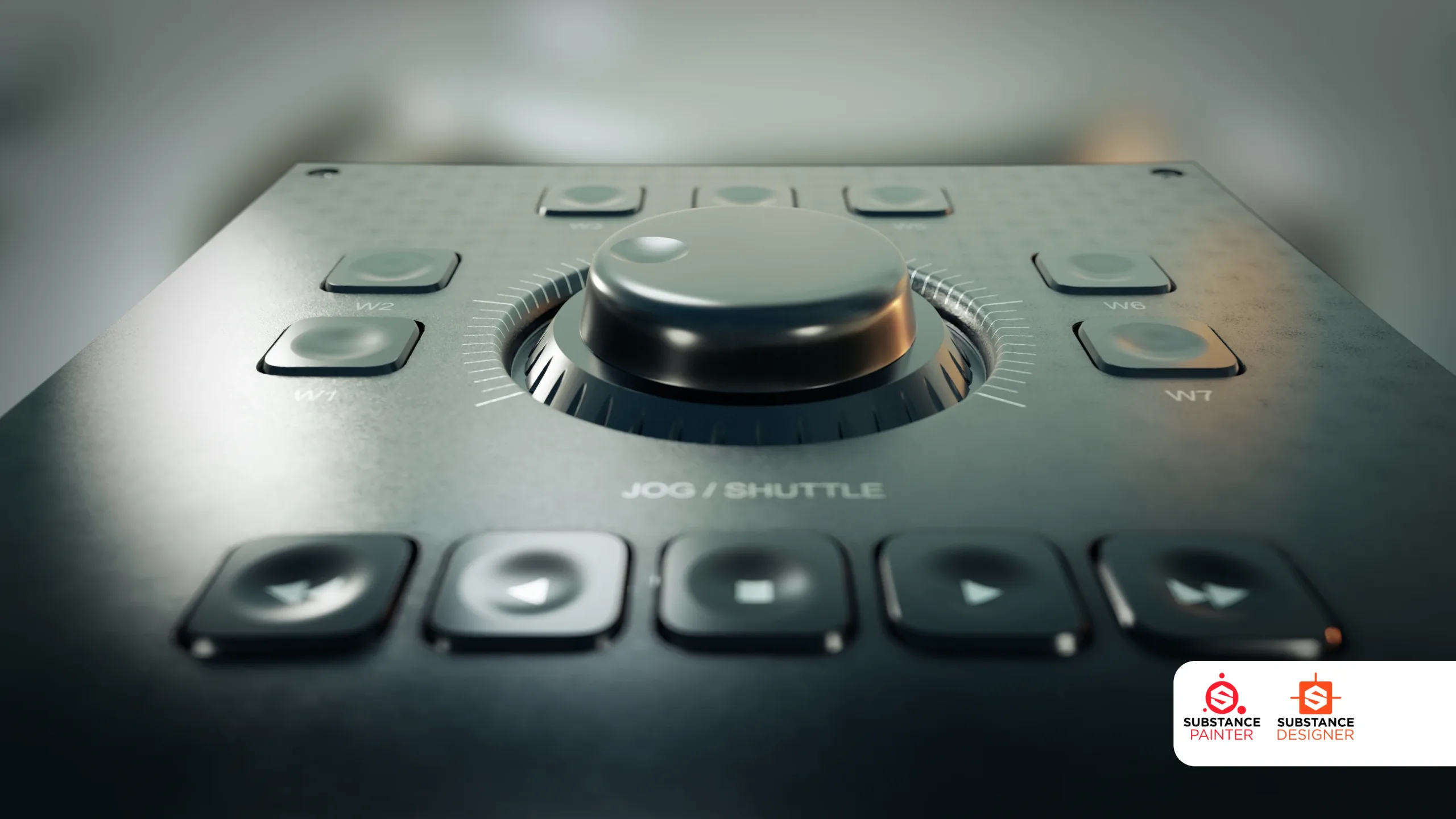 5 Control Panel Material - FlippedNormals