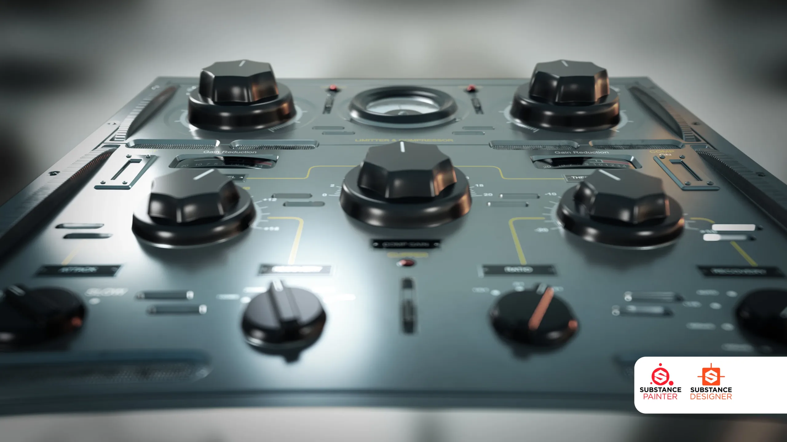 5 Control Panel Material - FlippedNormals