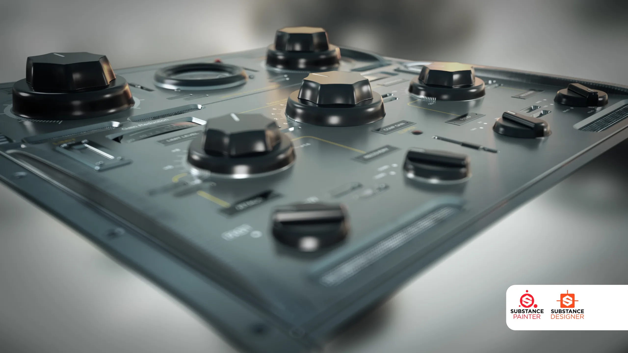 5 Control Panel Material - FlippedNormals