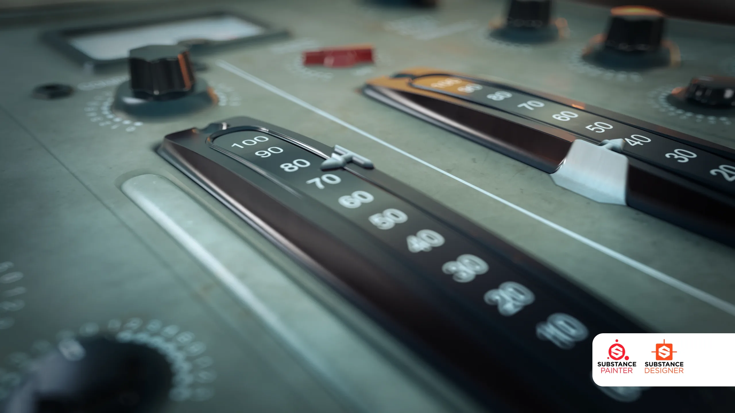 5 Control Panel Material - FlippedNormals