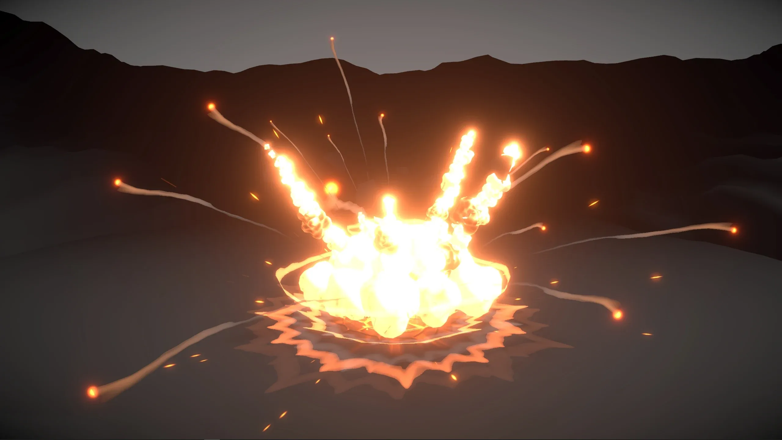 Unique Stylized Explosions Vol - FlippedNormals