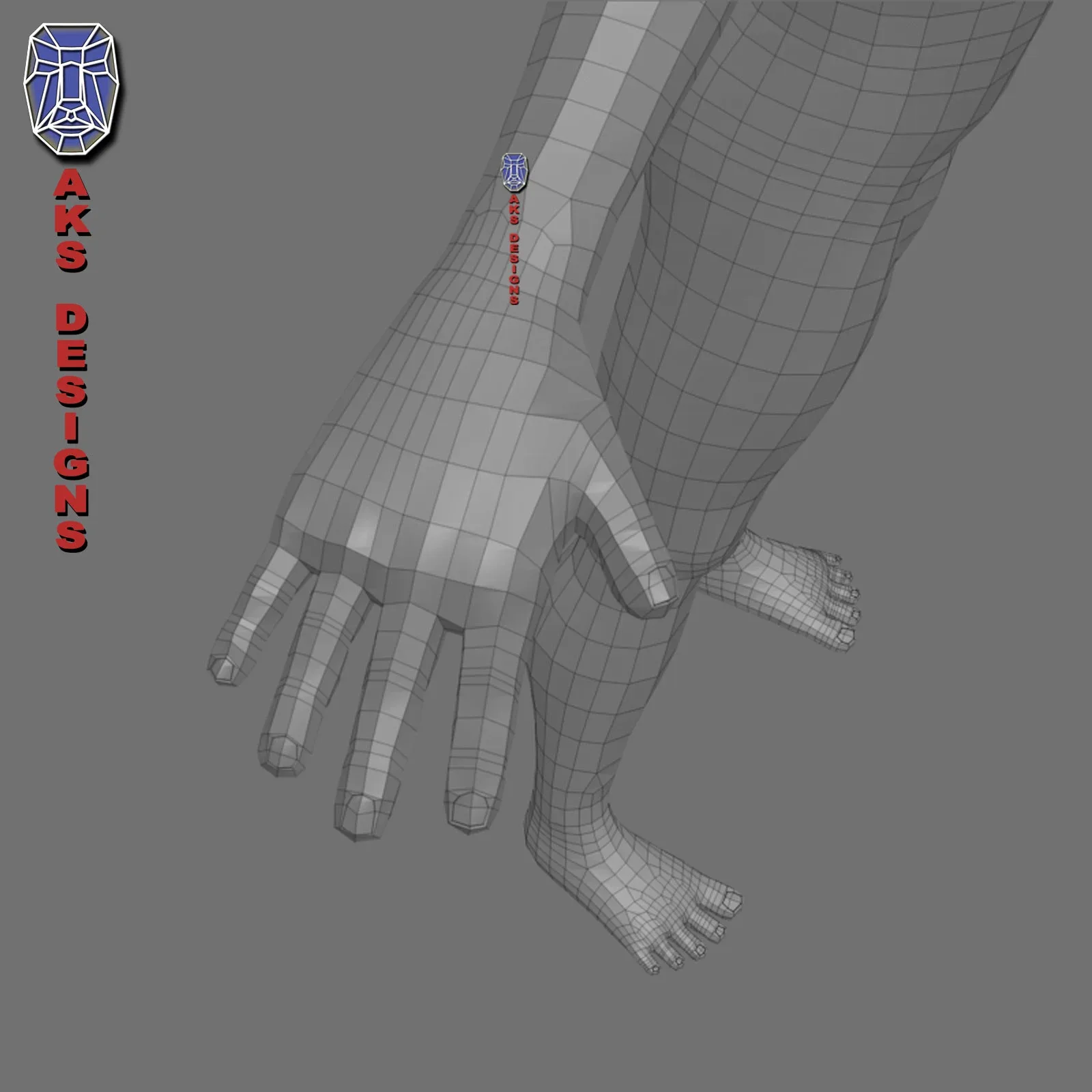 Cartoon boy body v6 - FlippedNormals