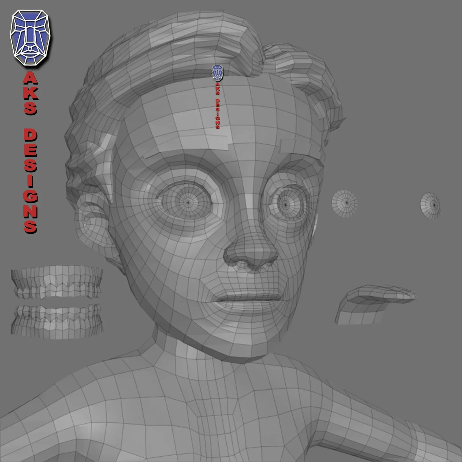 Cartoon boy body v6 - FlippedNormals