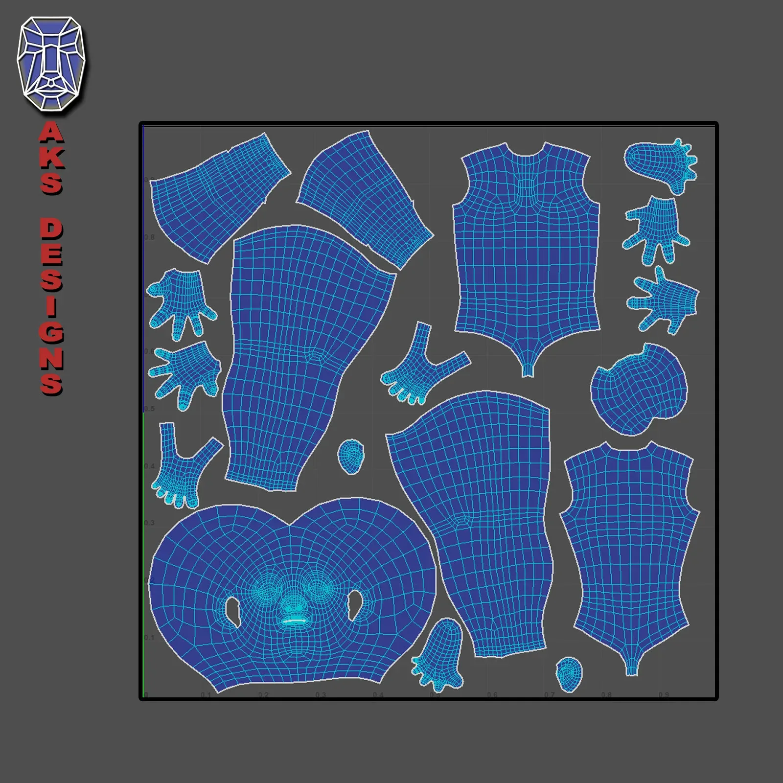 Cartoon boy body v6 - FlippedNormals