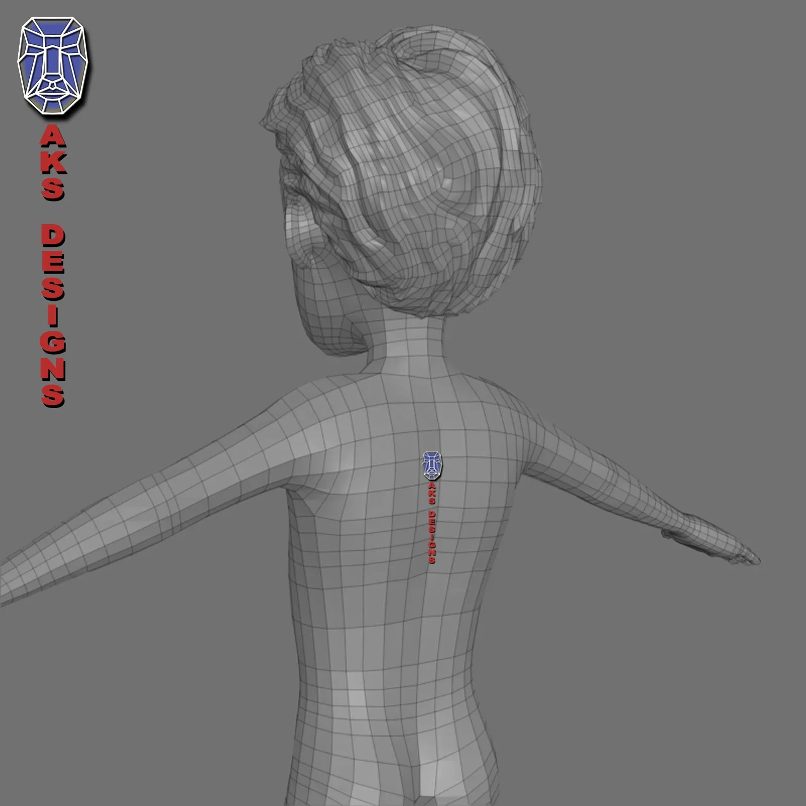 Cartoon boy body v6 - FlippedNormals