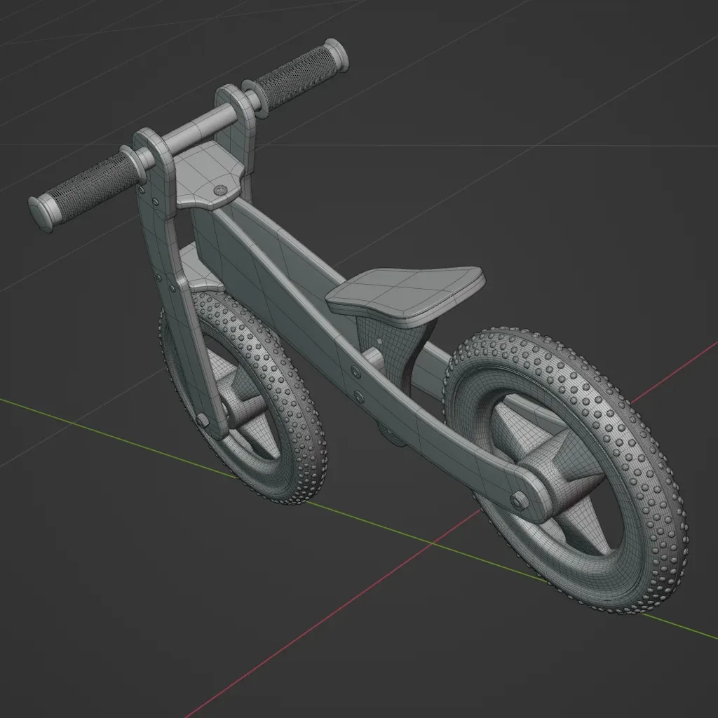 Bike wood - FlippedNormals