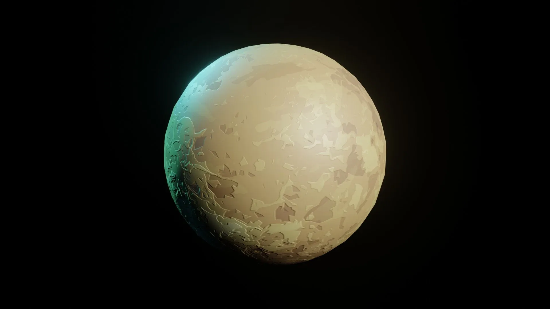 Stylized Planet Venus 3D Model - FlippedNormals