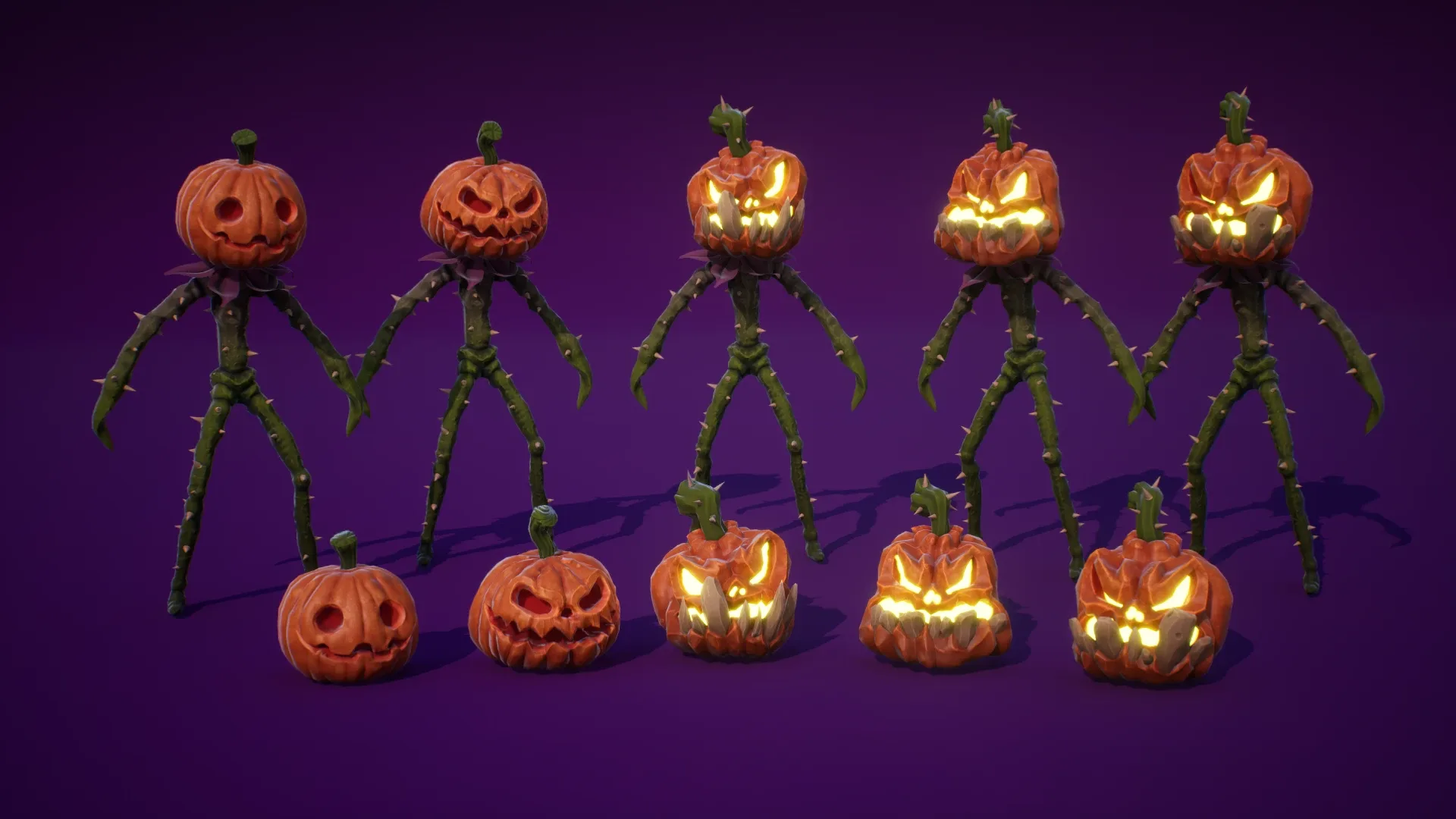Creepy Pumpkin Rig - FlippedNormals