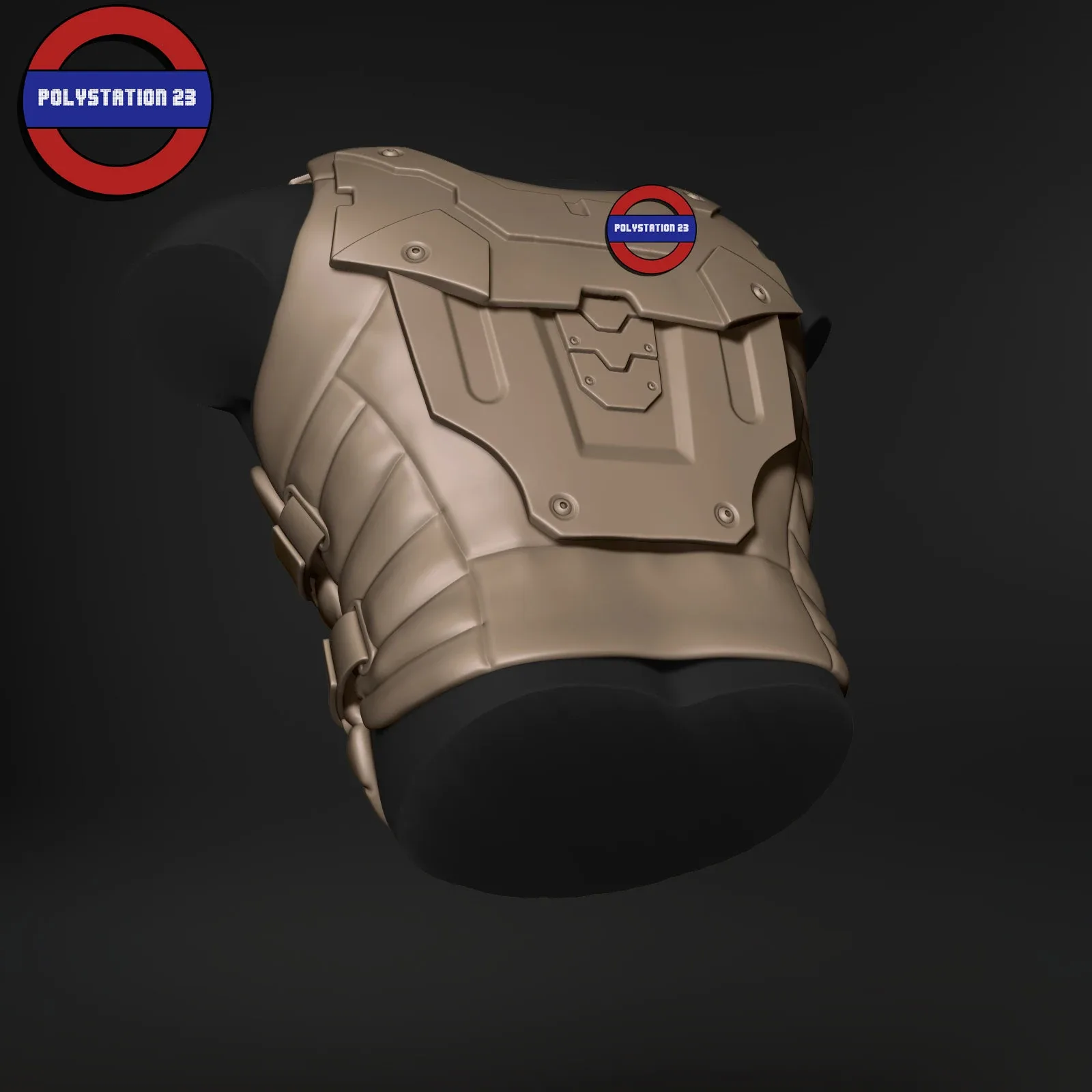 Sci fi character Torso armour v8 - FlippedNormals