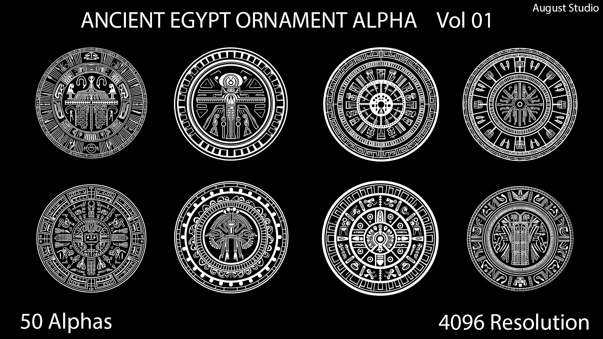 Ancient Egypt Ornament Alpha - - FlippedNormals