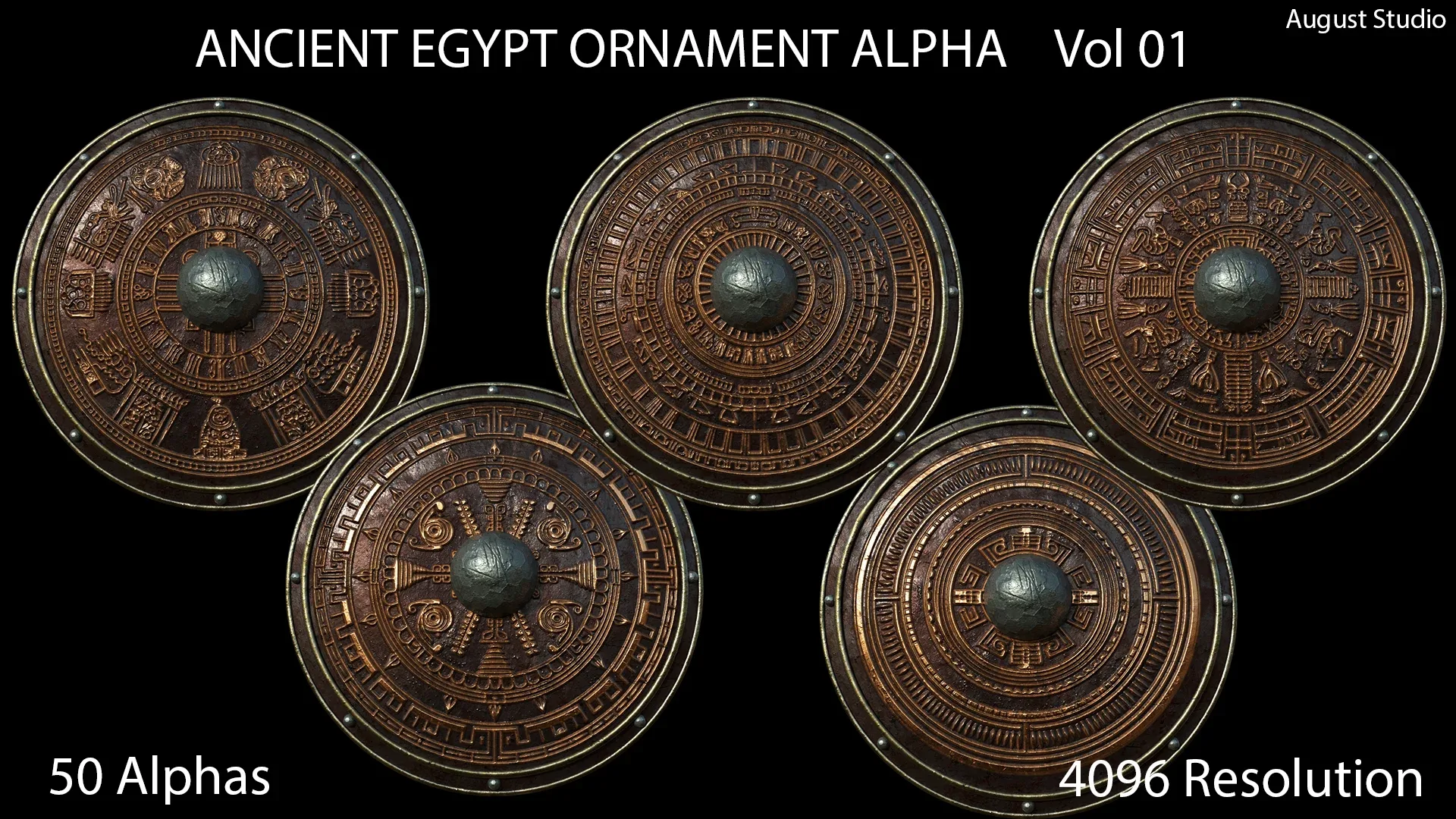 Ancient Egypt Ornament Alpha - - FlippedNormals