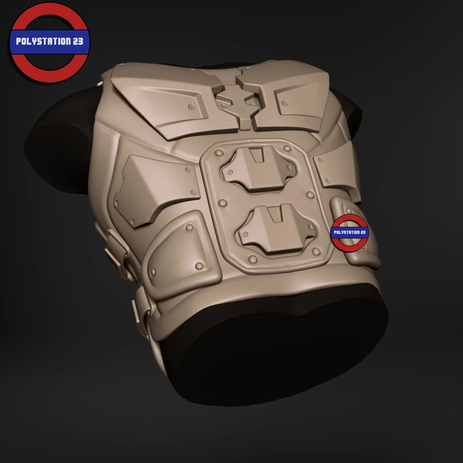 Sci fi character Torso armour v9 - FlippedNormals