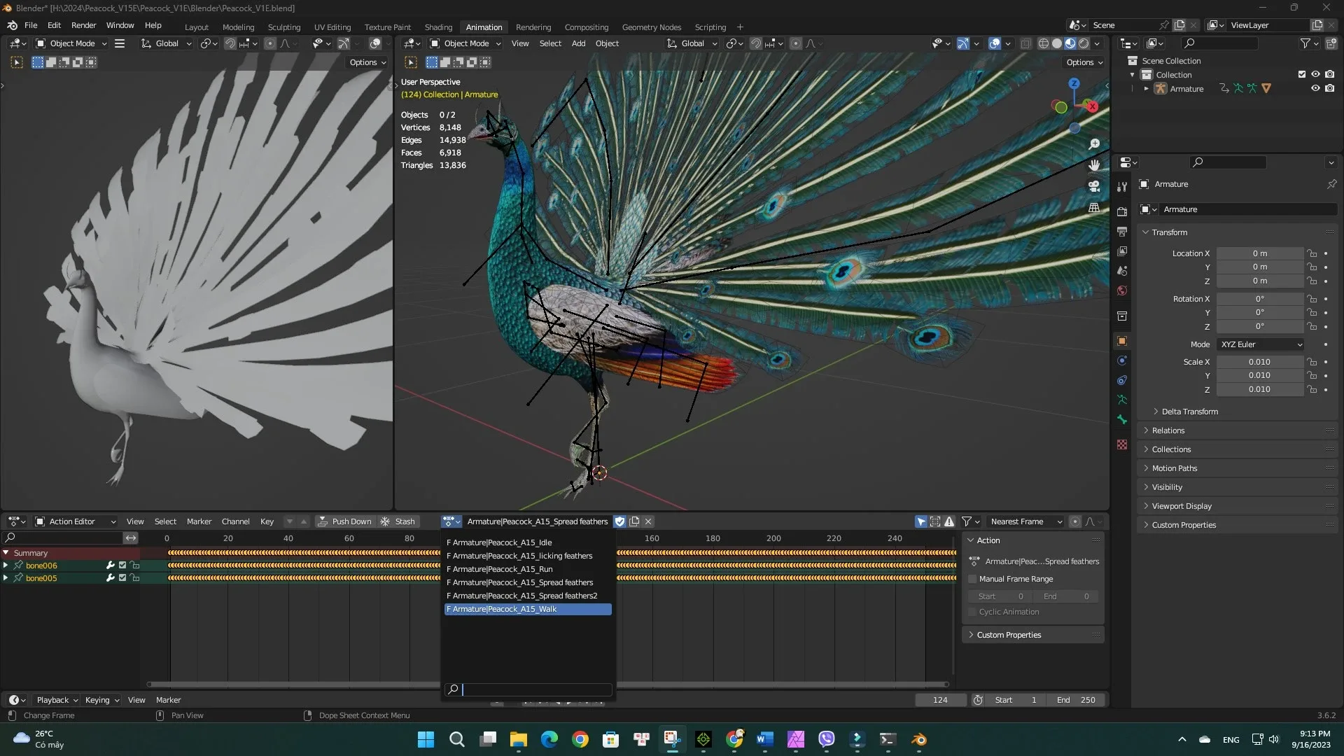 Peacock_V1E - FlippedNormals