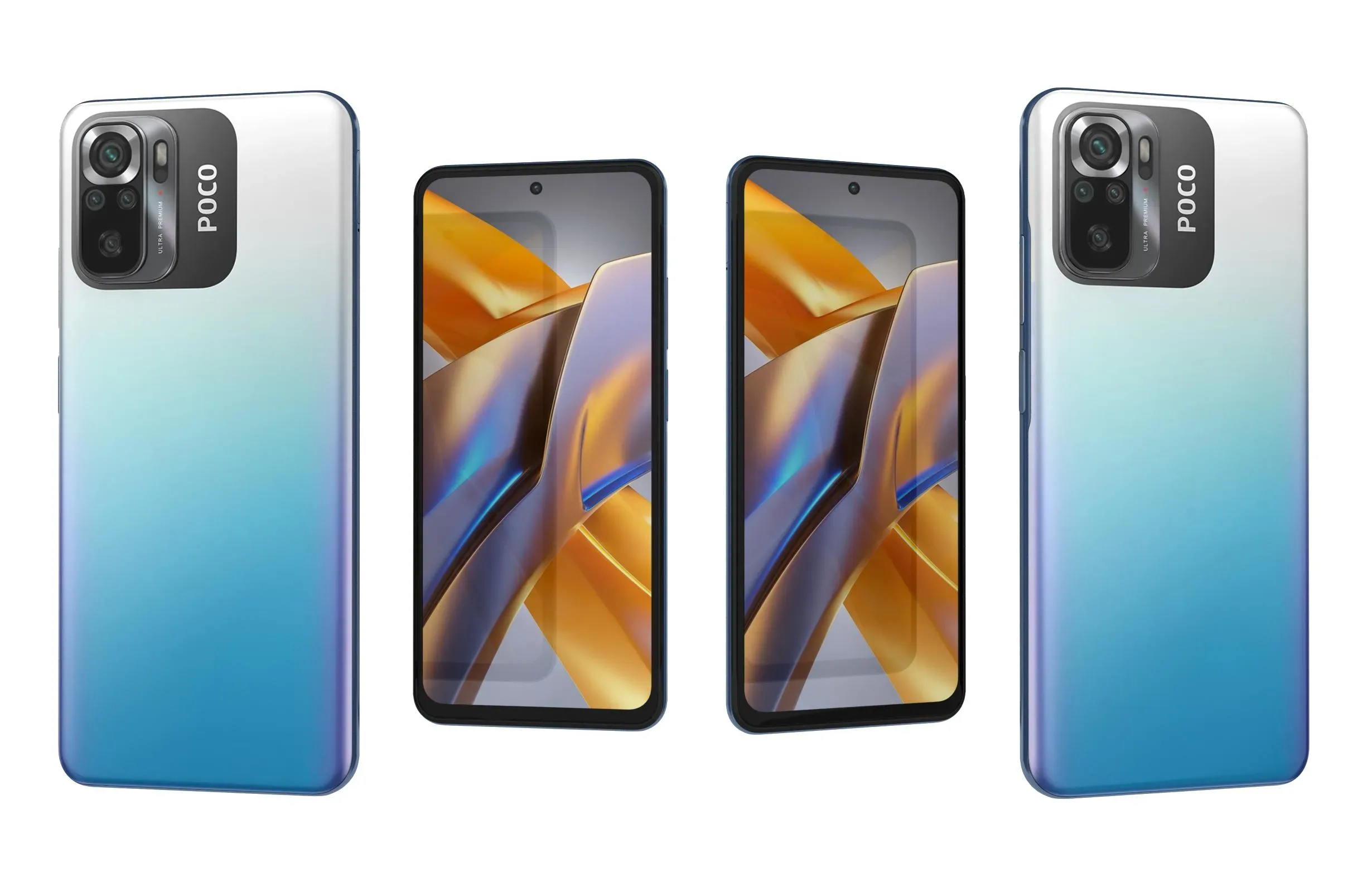 Xiaomi Poco M5s Blue - FlippedNormals