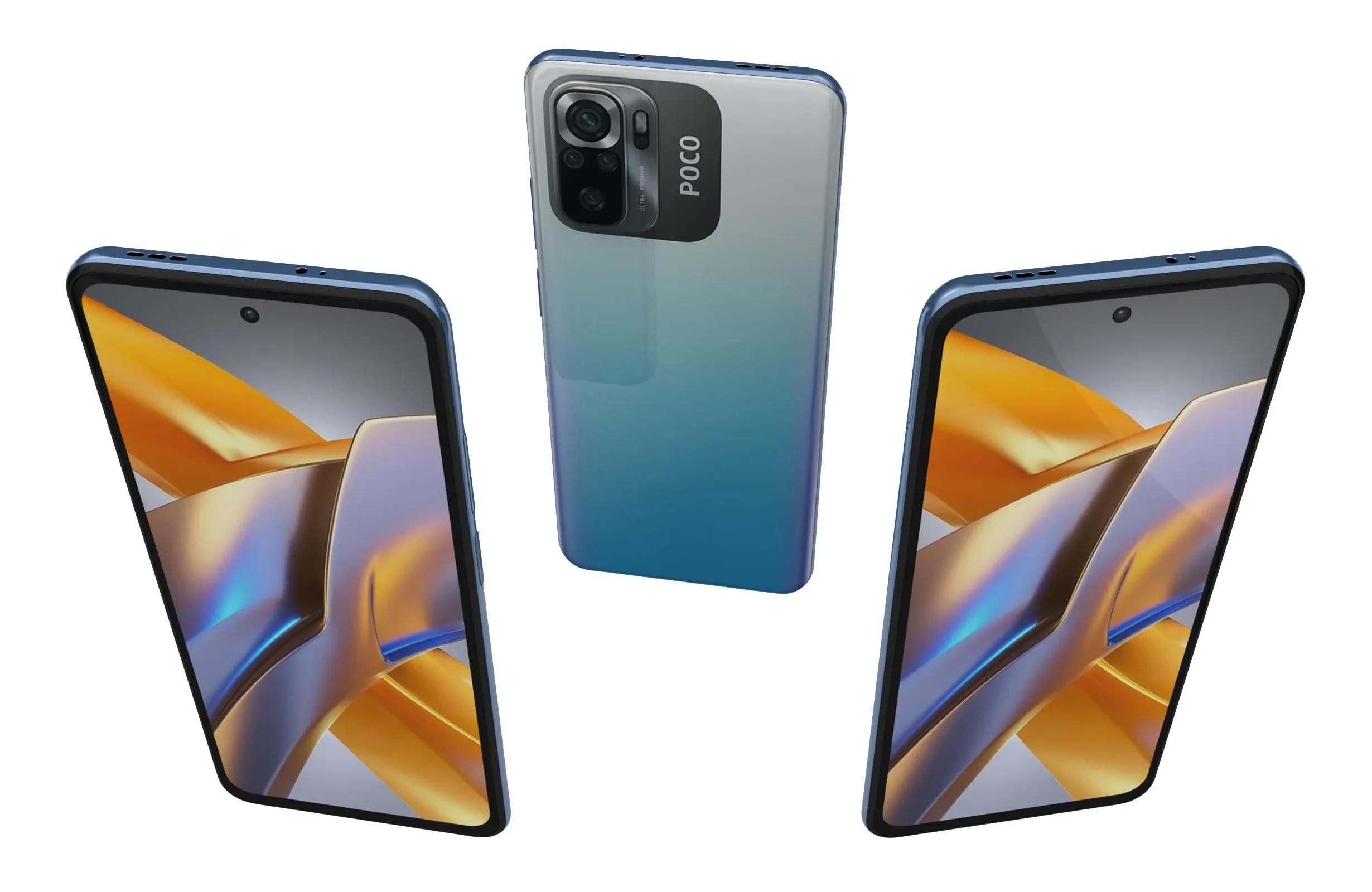 Xiaomi Poco M5s Blue - FlippedNormals