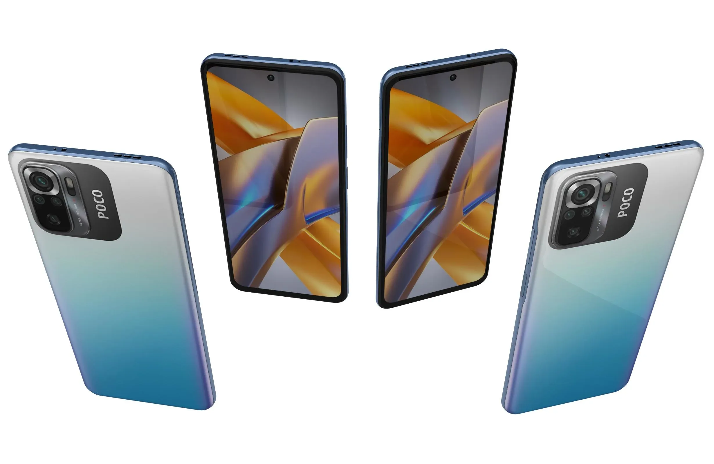 Xiaomi Poco M5s Blue - FlippedNormals