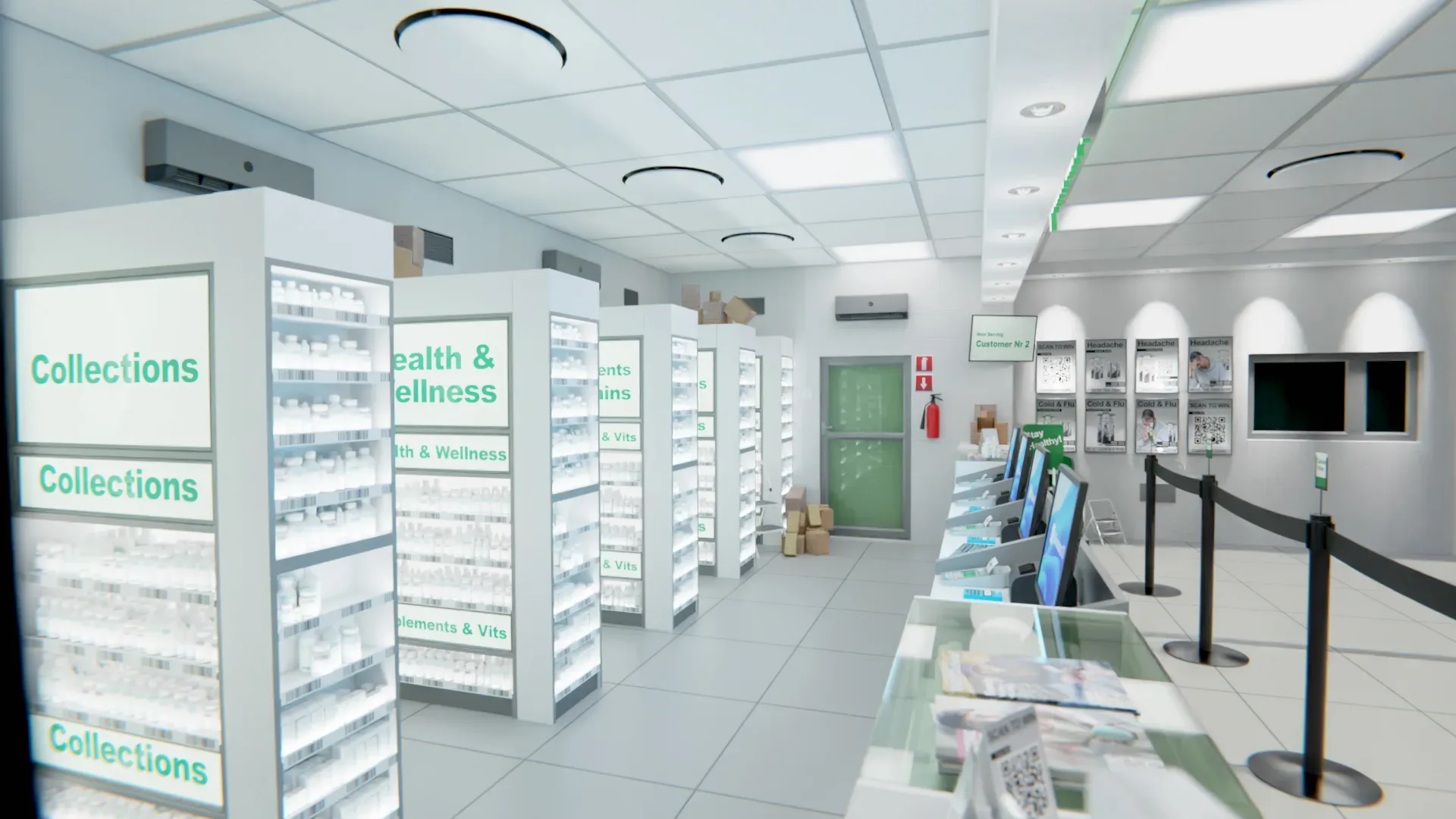 Pharmacy clinic Or Drug Store 3D - FlippedNormals