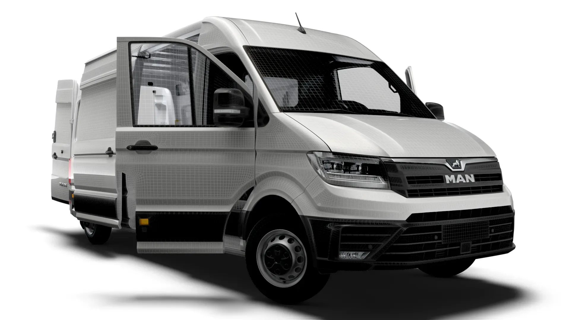 MAN TGE Panel Van L3H2 HQ Interior - FlippedNormals