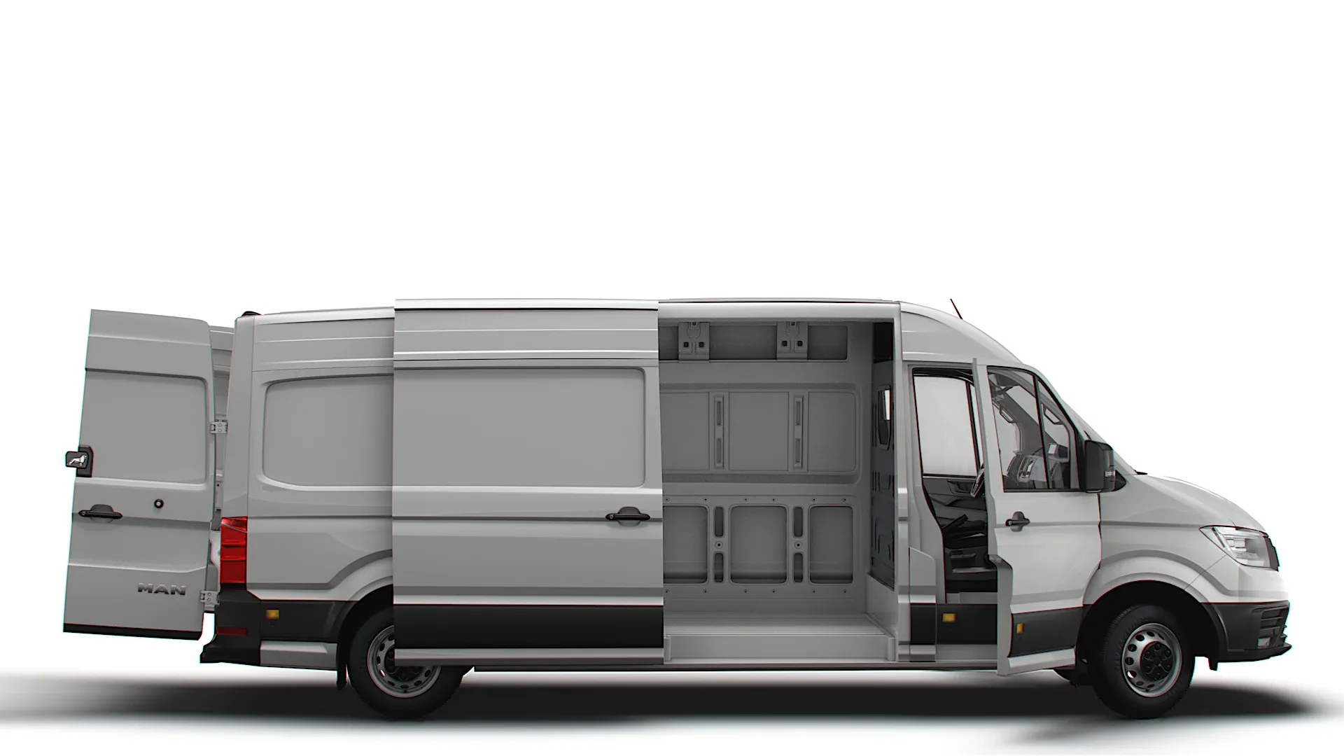 MAN TGE Panel Van L3H2 HQ Interior - FlippedNormals