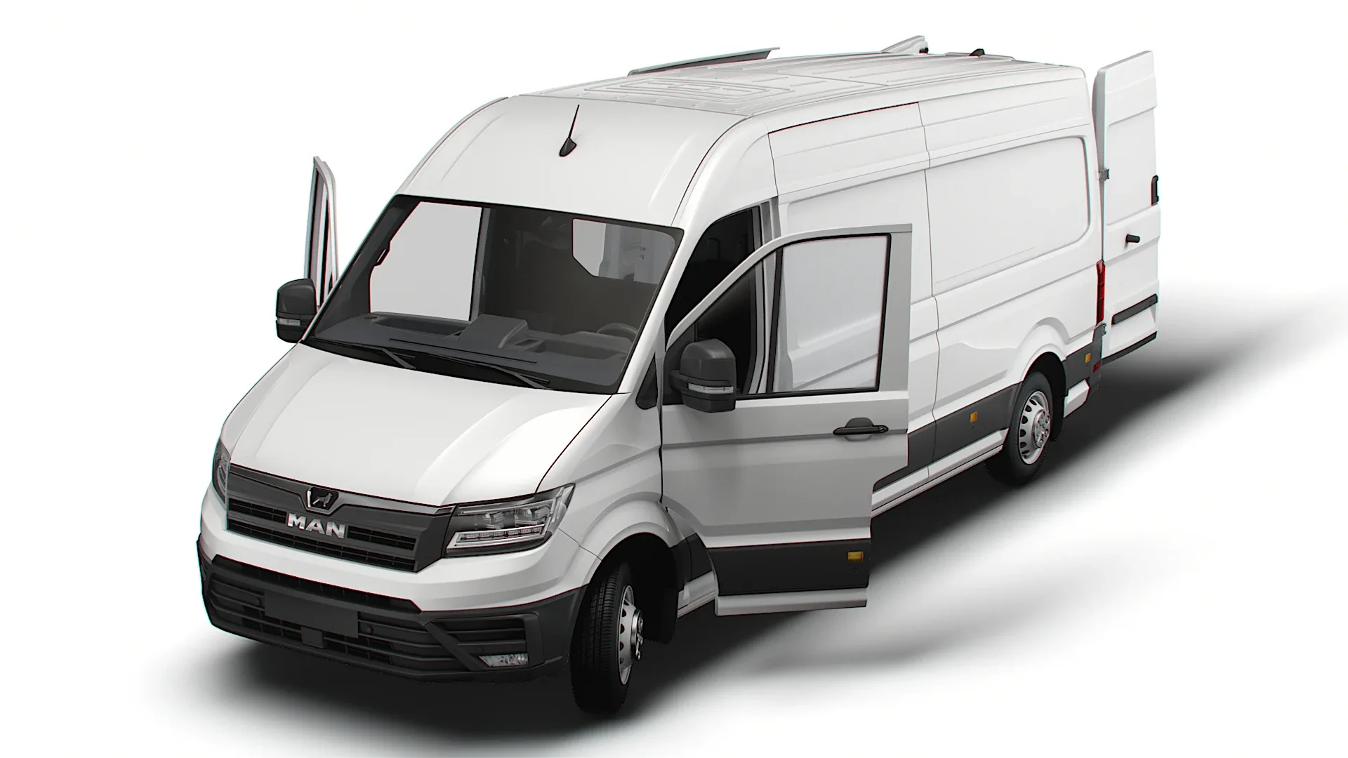 MAN TGE Panel Van L3H2 HQ Interior - FlippedNormals