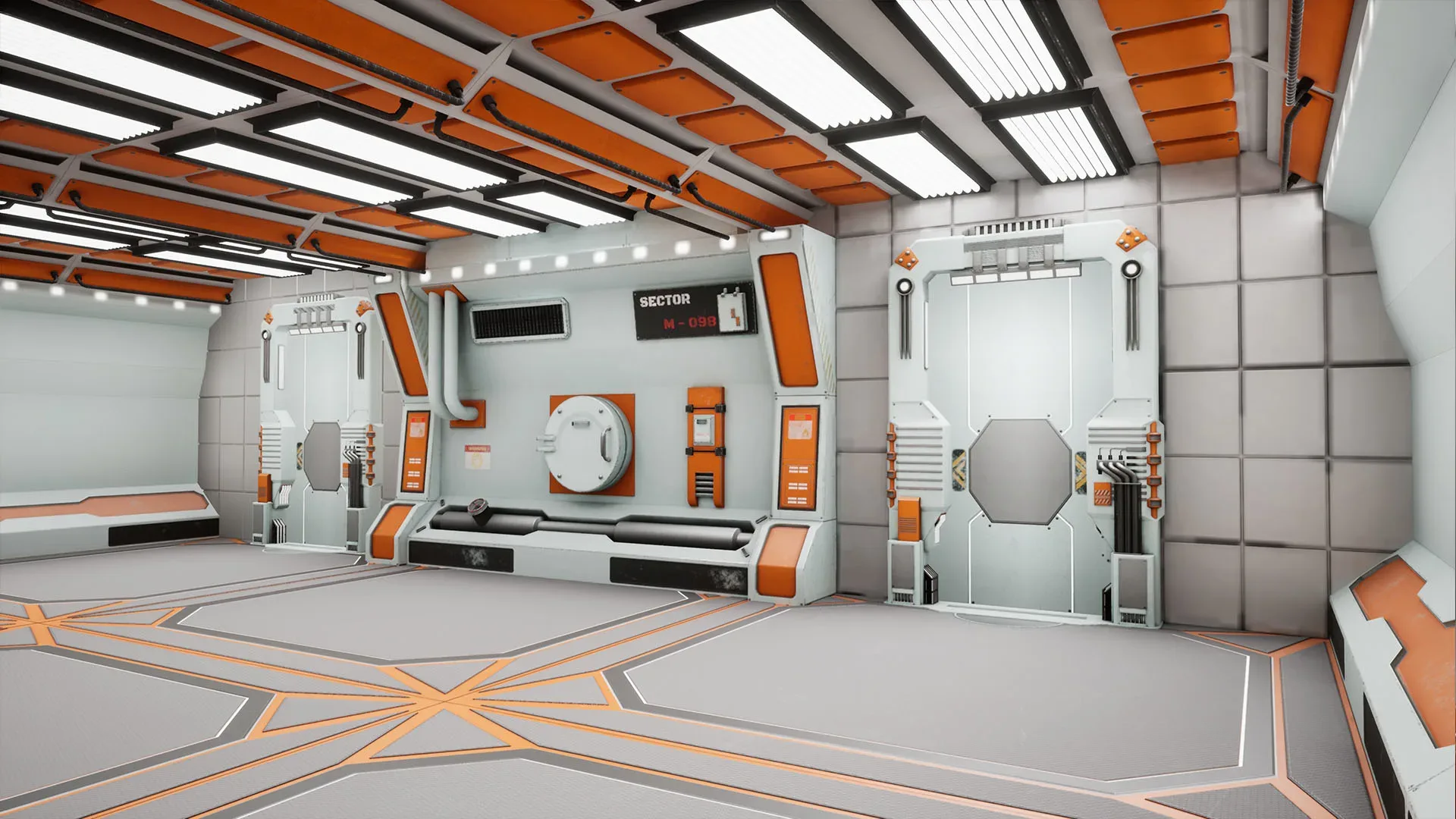 SciFi Modular Level - FlippedNormals