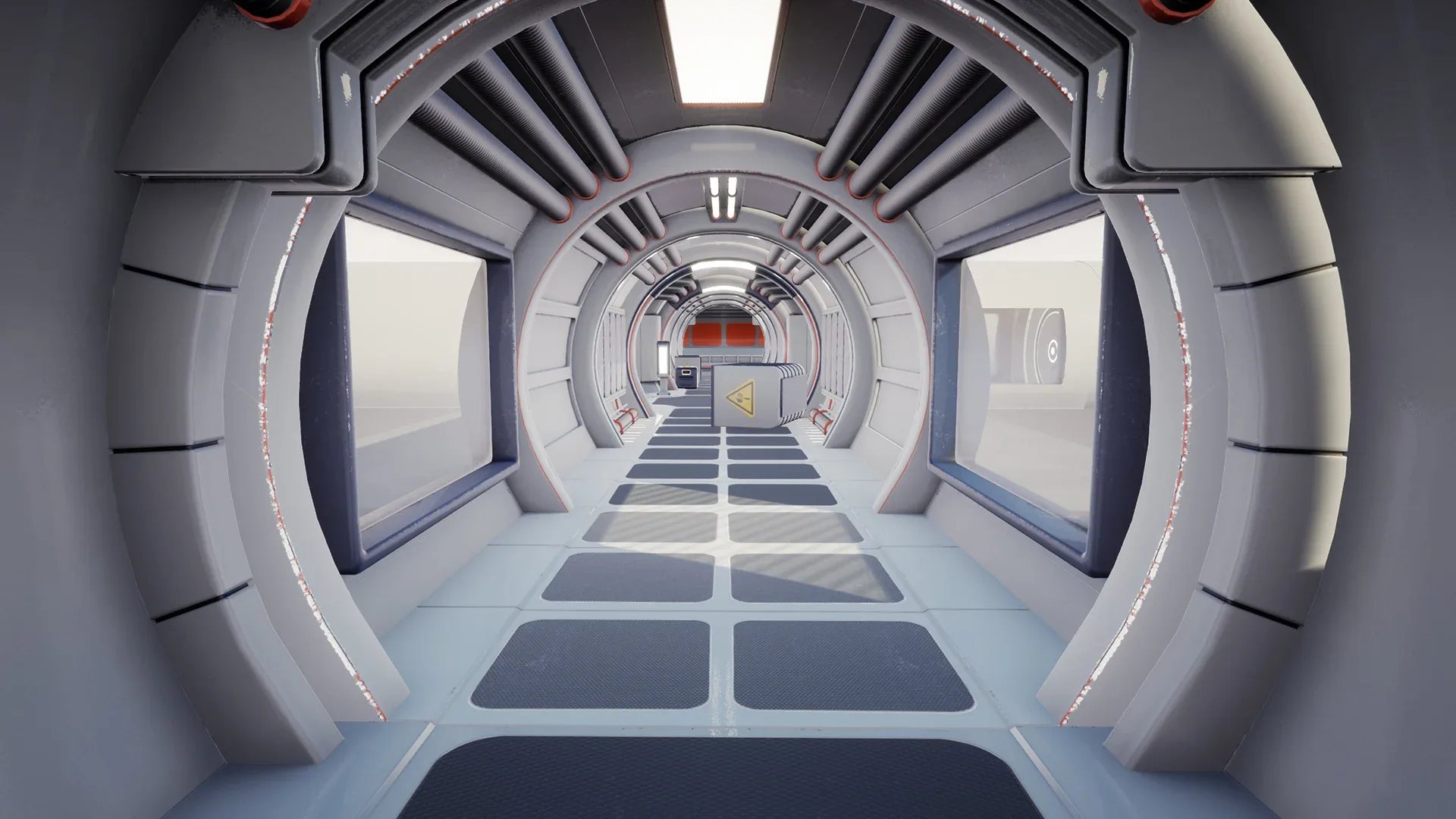 Modular SciFi Level - FlippedNormals