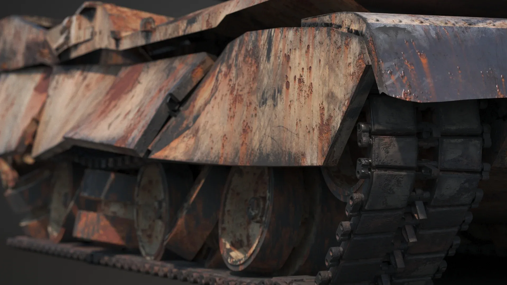 M1A2 Abrams Destroyed - FlippedNormals