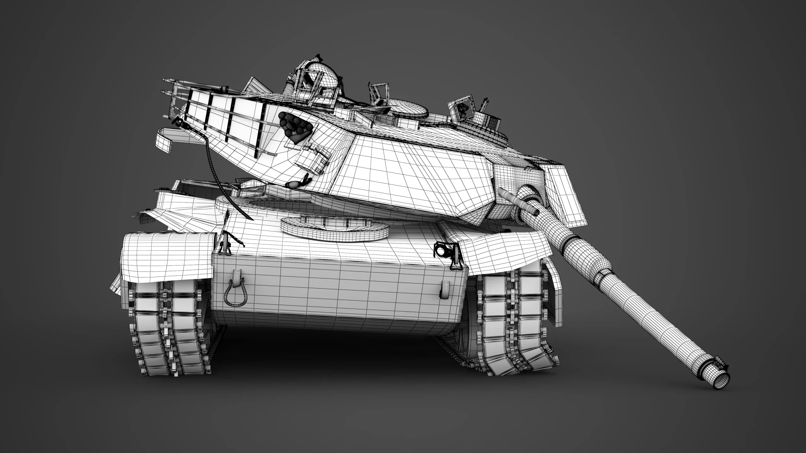 M1A2 Abrams Destroyed - FlippedNormals