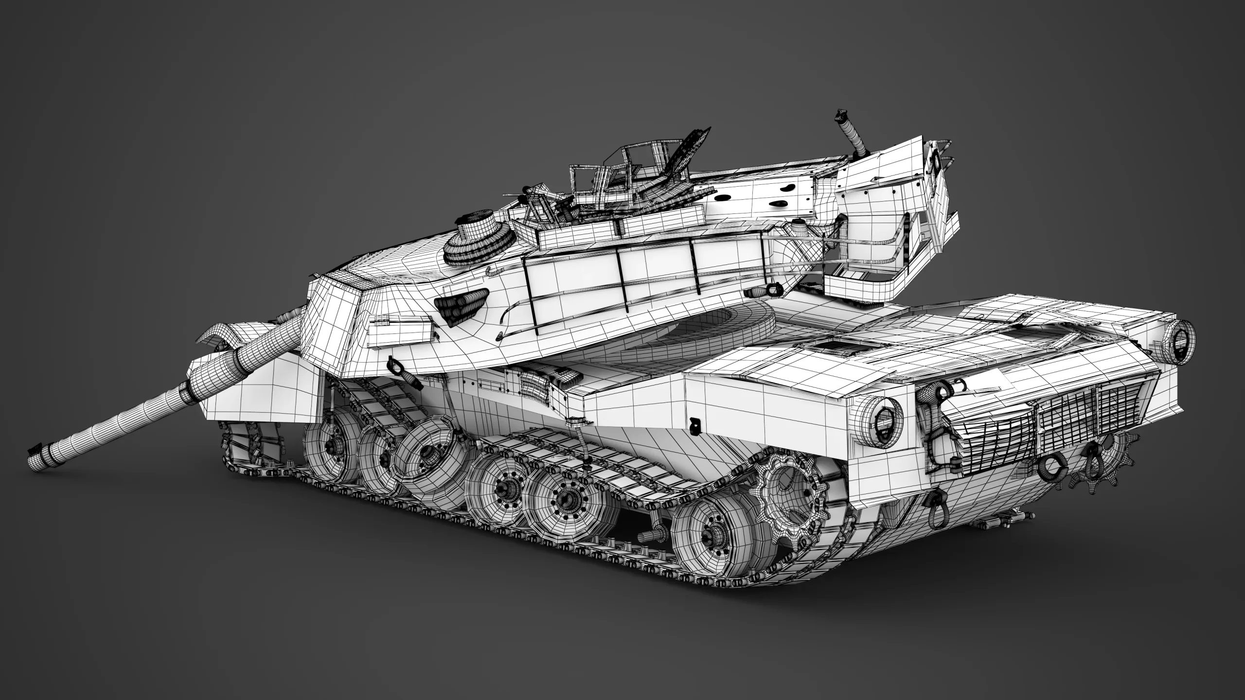 M1A2 Abrams Destroyed - FlippedNormals