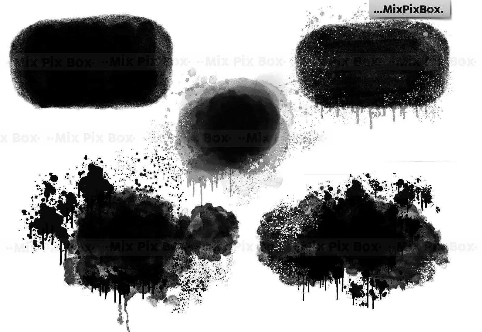 Watercolor Effect Masks - FlippedNormals