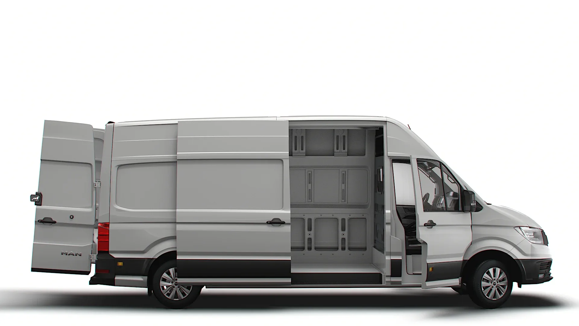 MAN TGE Panel Van L3H3 HQ Interior - FlippedNormals