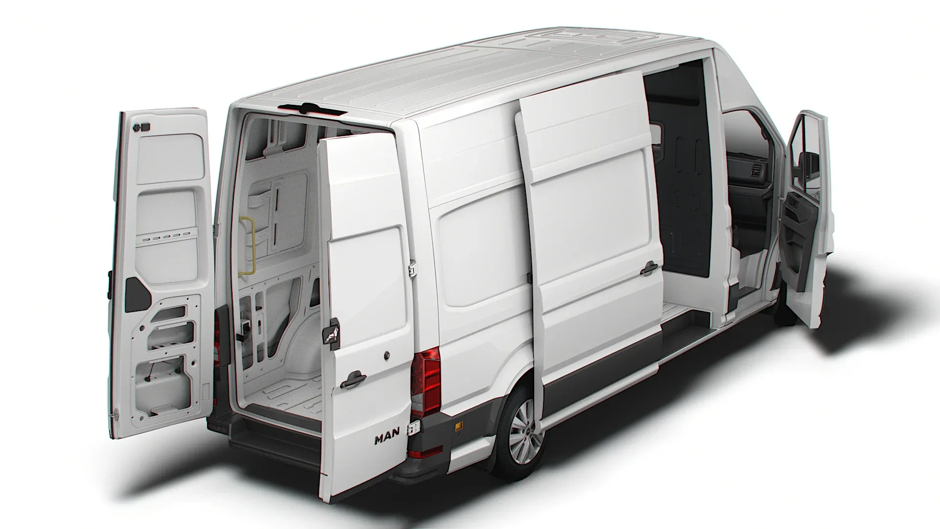 MAN TGE Panel Van L3H3 HQ Interior - FlippedNormals