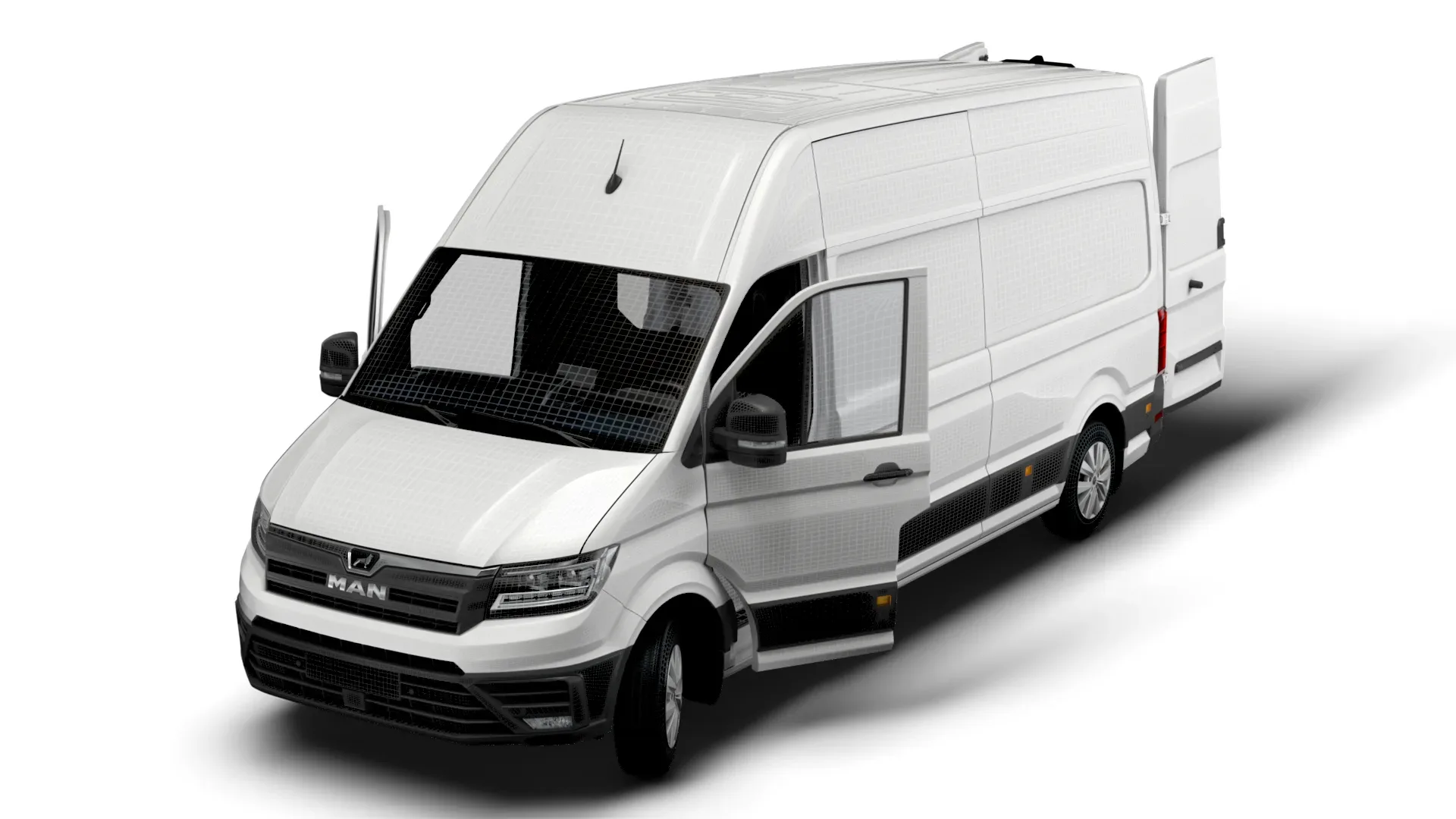 MAN TGE Panel Van L3H3 HQ Interior - FlippedNormals
