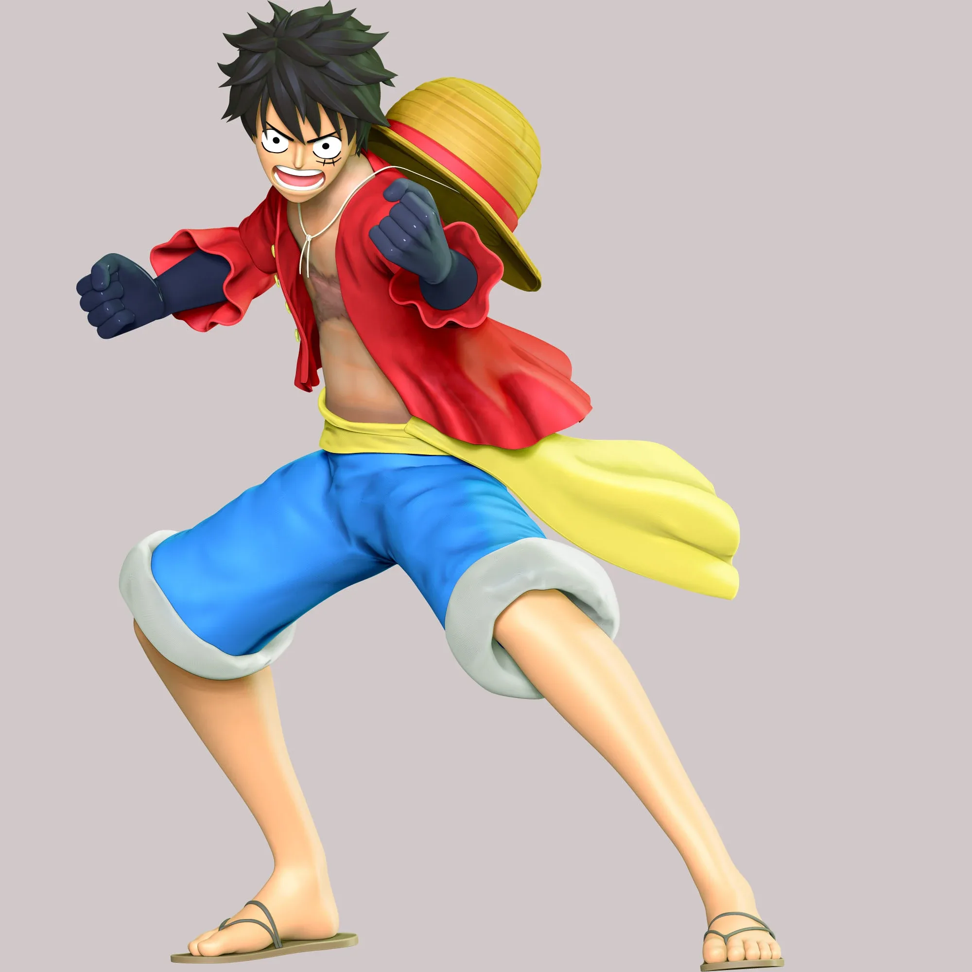 One Piece - Luffy - FlippedNormals