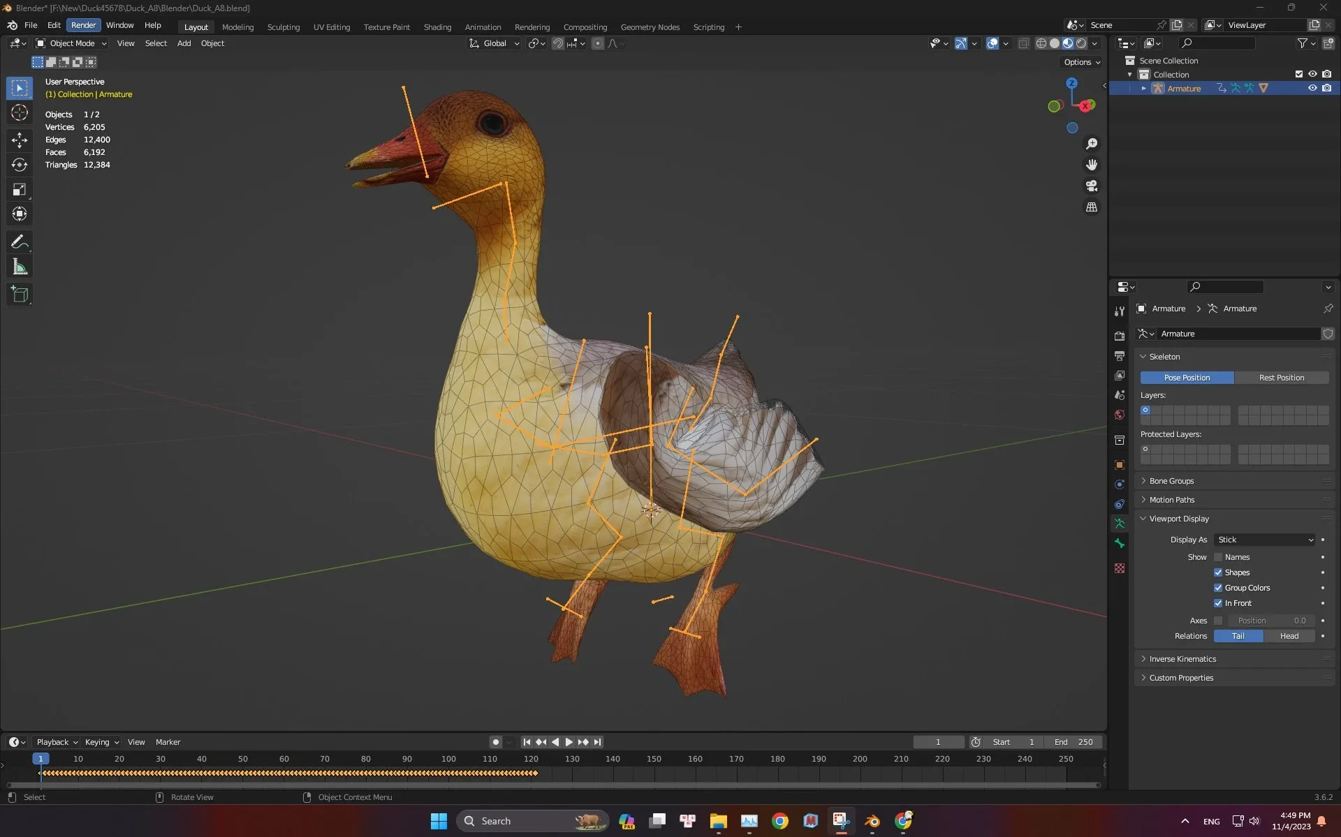 Duck_A8 - FlippedNormals