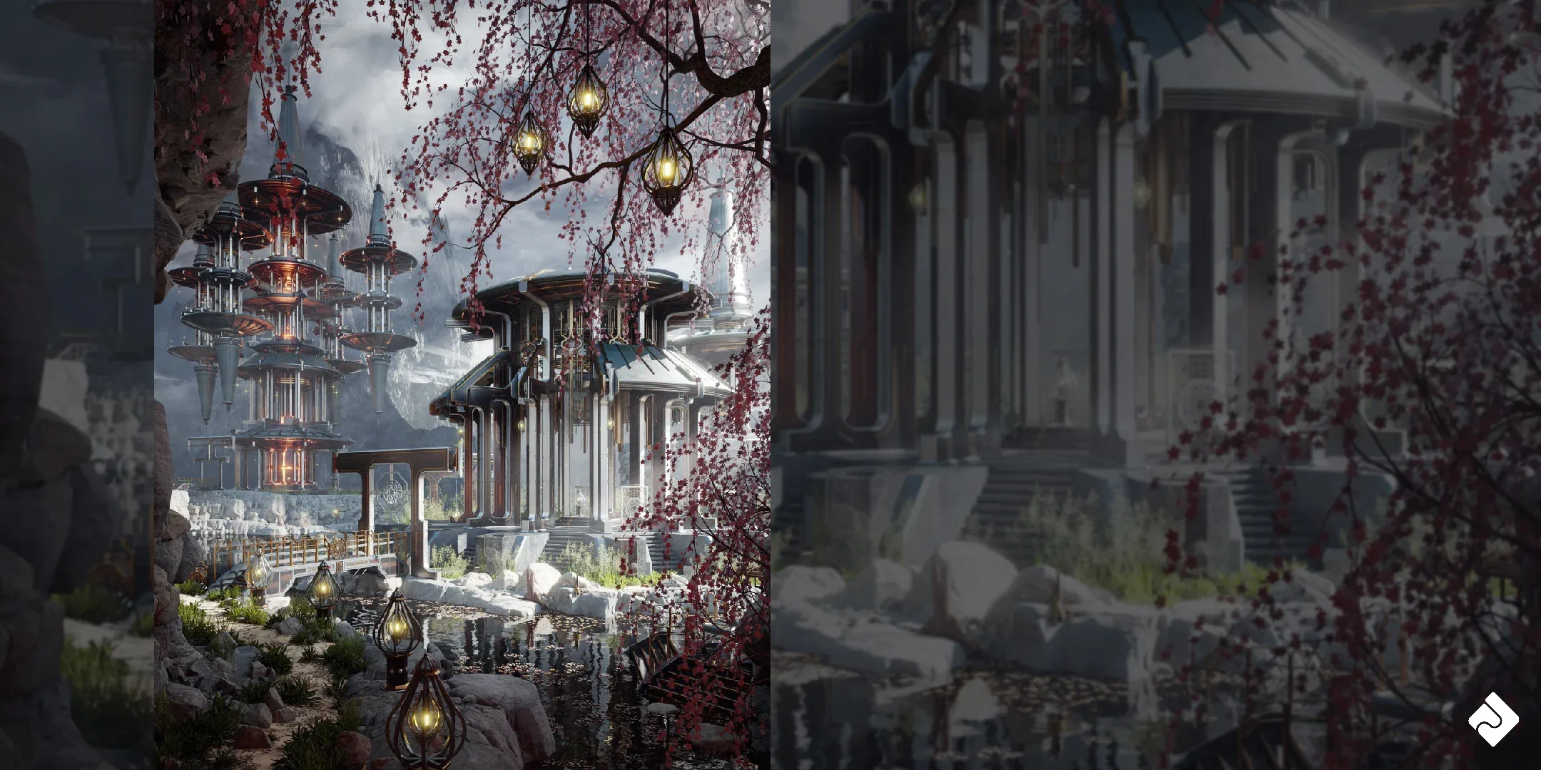 Sacred Temples - Asian Styled Buildings - FlippedNormals