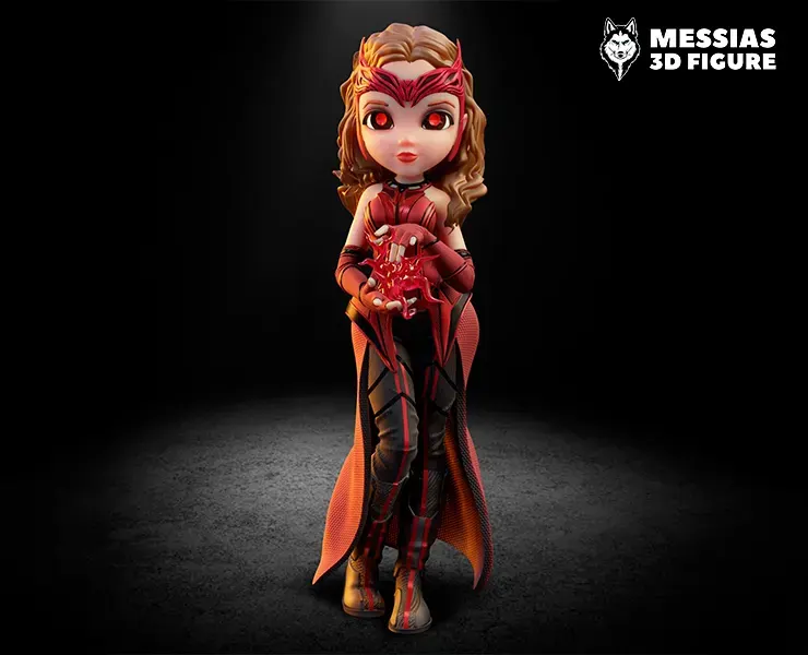 Wanda Figure 3D Print Model= - FlippedNormals